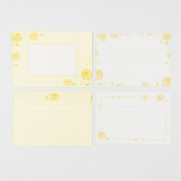 Furukawashiko Mini Horizontal Letter Set - Nanohana Flowers – Atlas ...