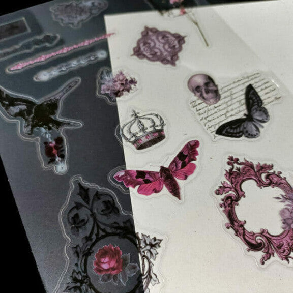 CoraCreaCrafts Sticker Sheet - Victorian Gothic | Atlas Stationers