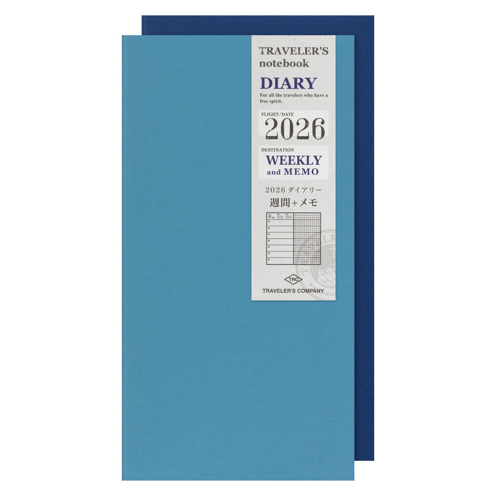 Traveler's Weekly & Memo Diary - Regular Size – Atlas Stationers