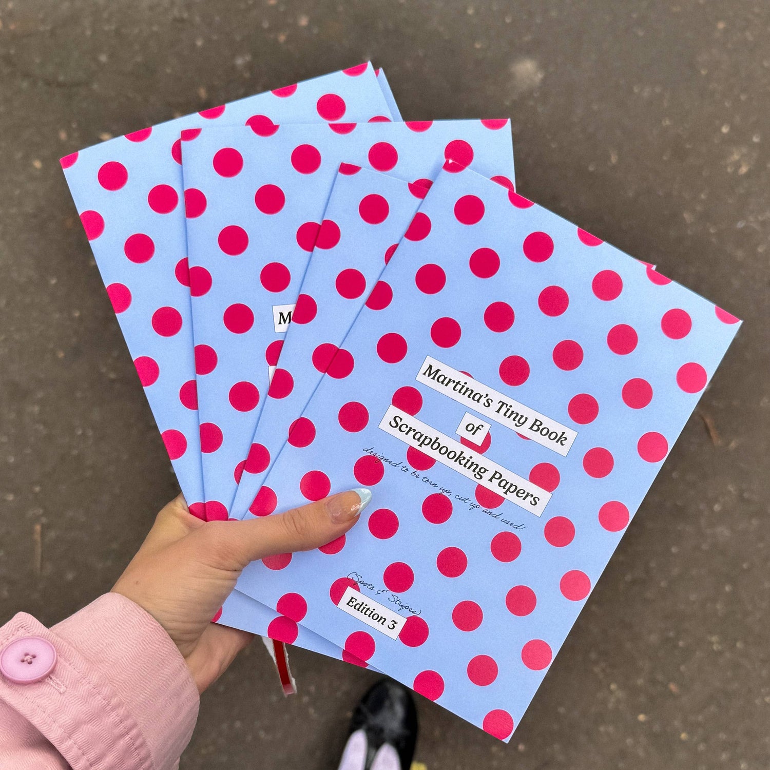 TINY STORE Martina’s Tiny Book of Scrapbooking Papers (Edition 3: Spot – Atlas Stationers