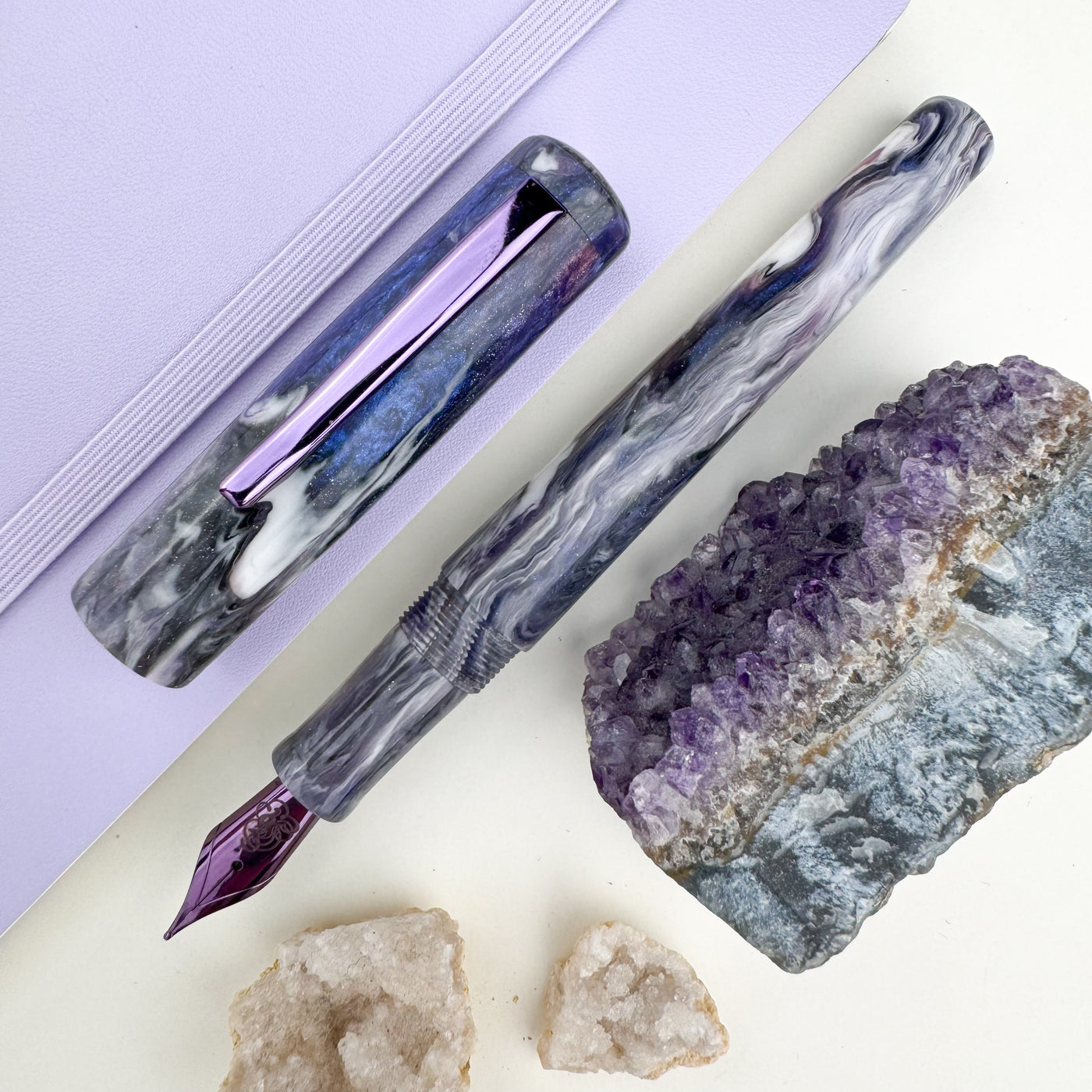 Hinze Pen Company Fountain Pen - Purple Reign (Atlas Exclusive) | Atlas ...