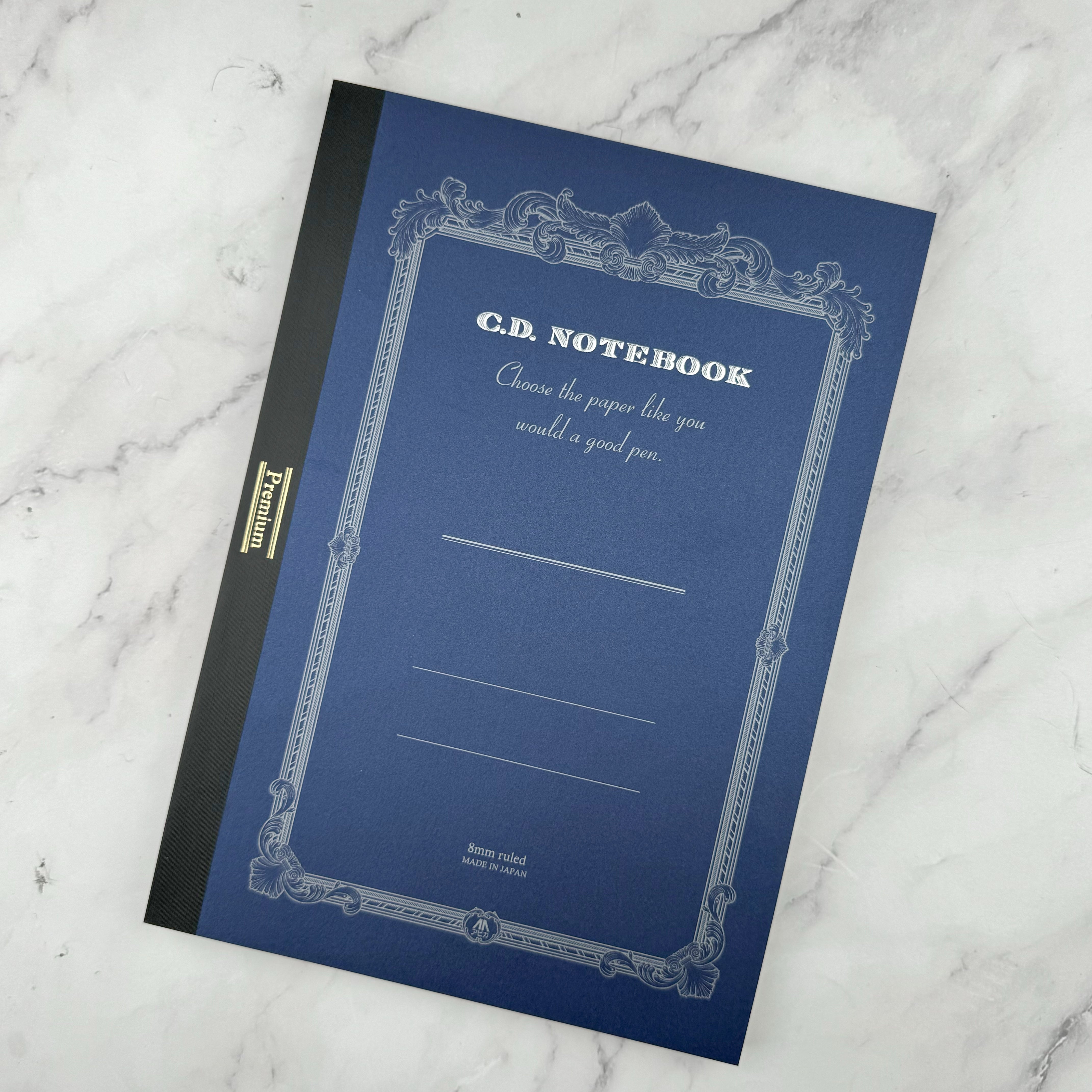 Apica Premium CD Notebook - Blue - Ruled - A4 | Atlas Stationers