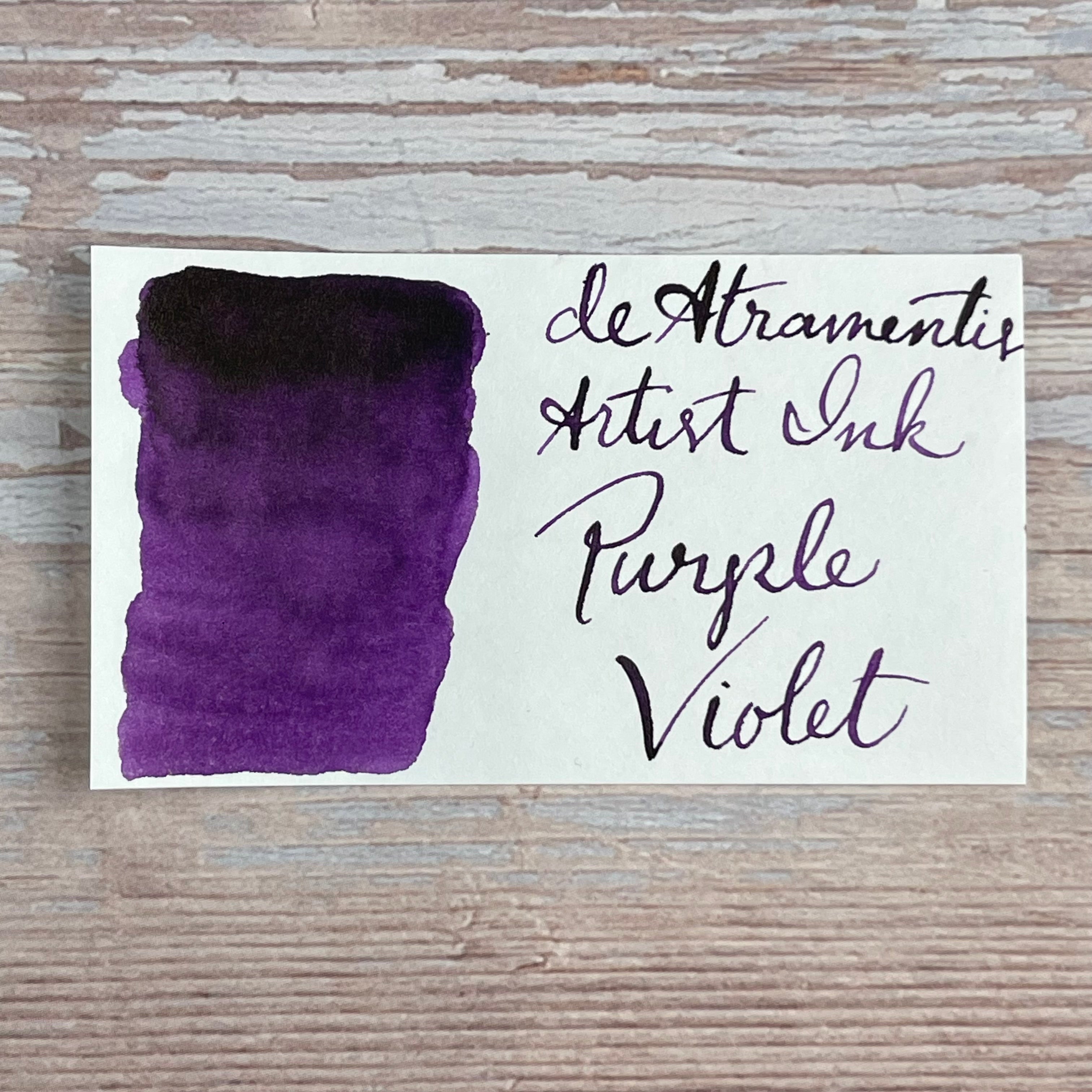 De Atramentis Artist Purple Violet - 50ml Bottled ink | Atlas Stationers