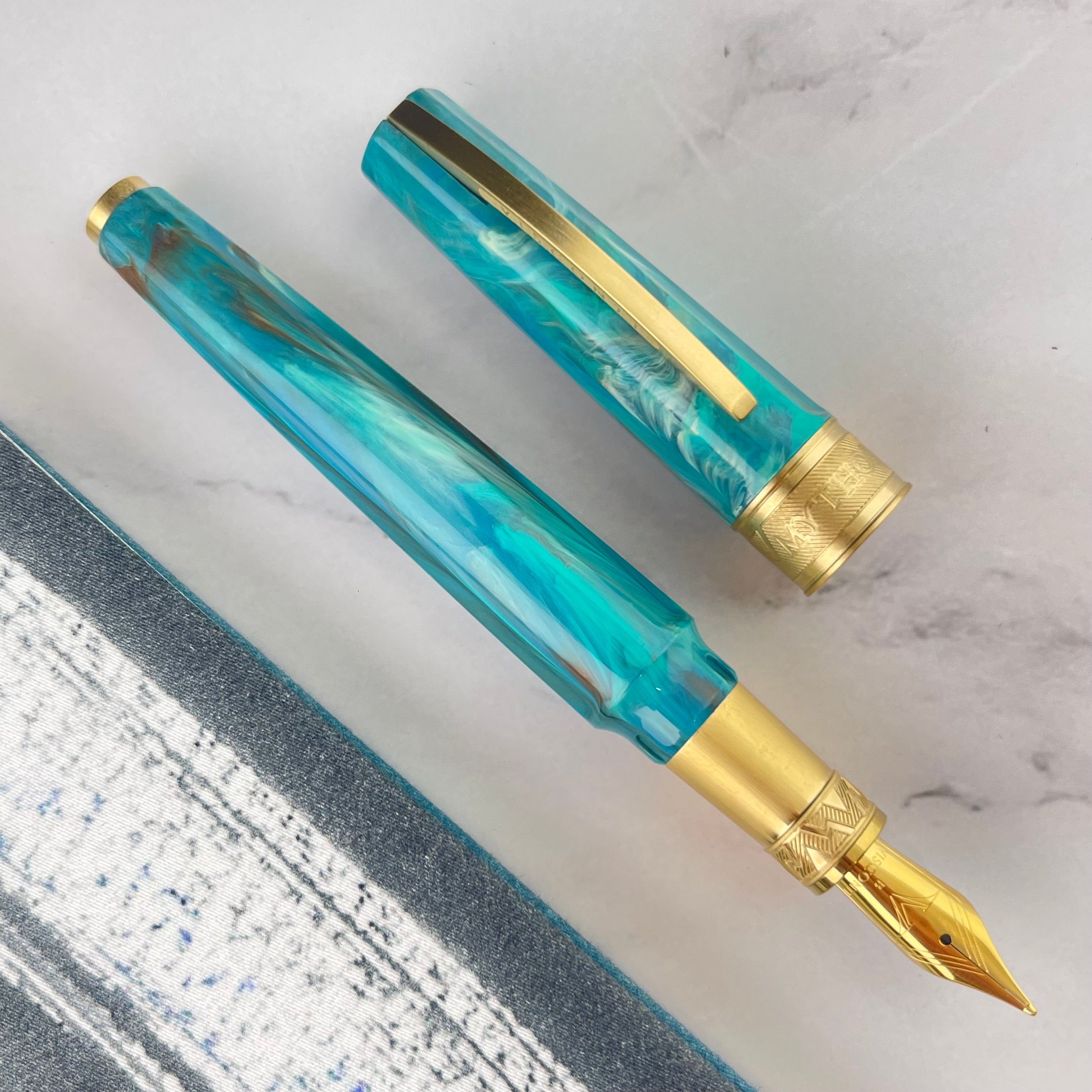 Visconti Mirage Mythos Fountain Pen - Athena | Atlas Stationers