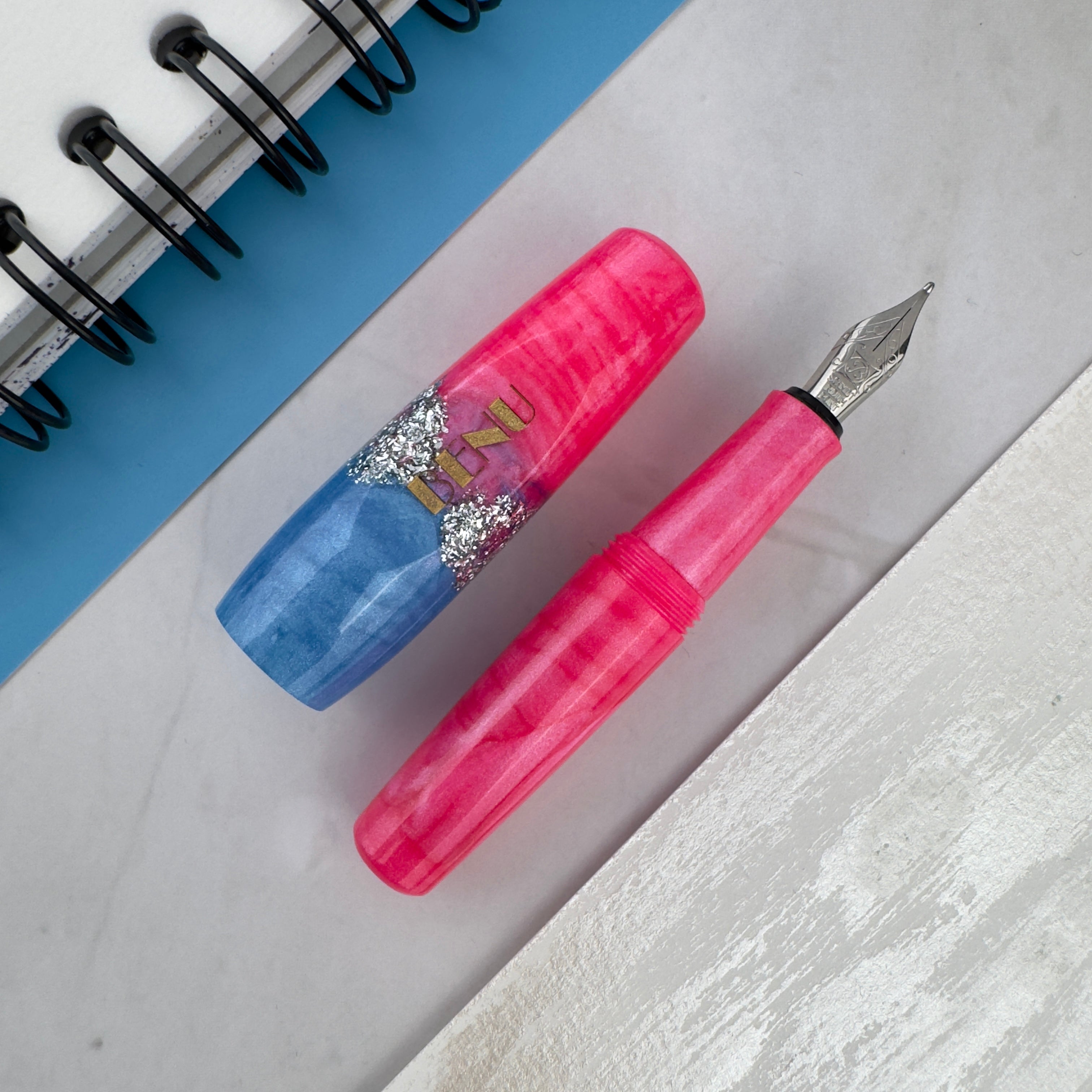 Benu Pixie Fountain Pen - Stardust Pink | Atlas Stationers