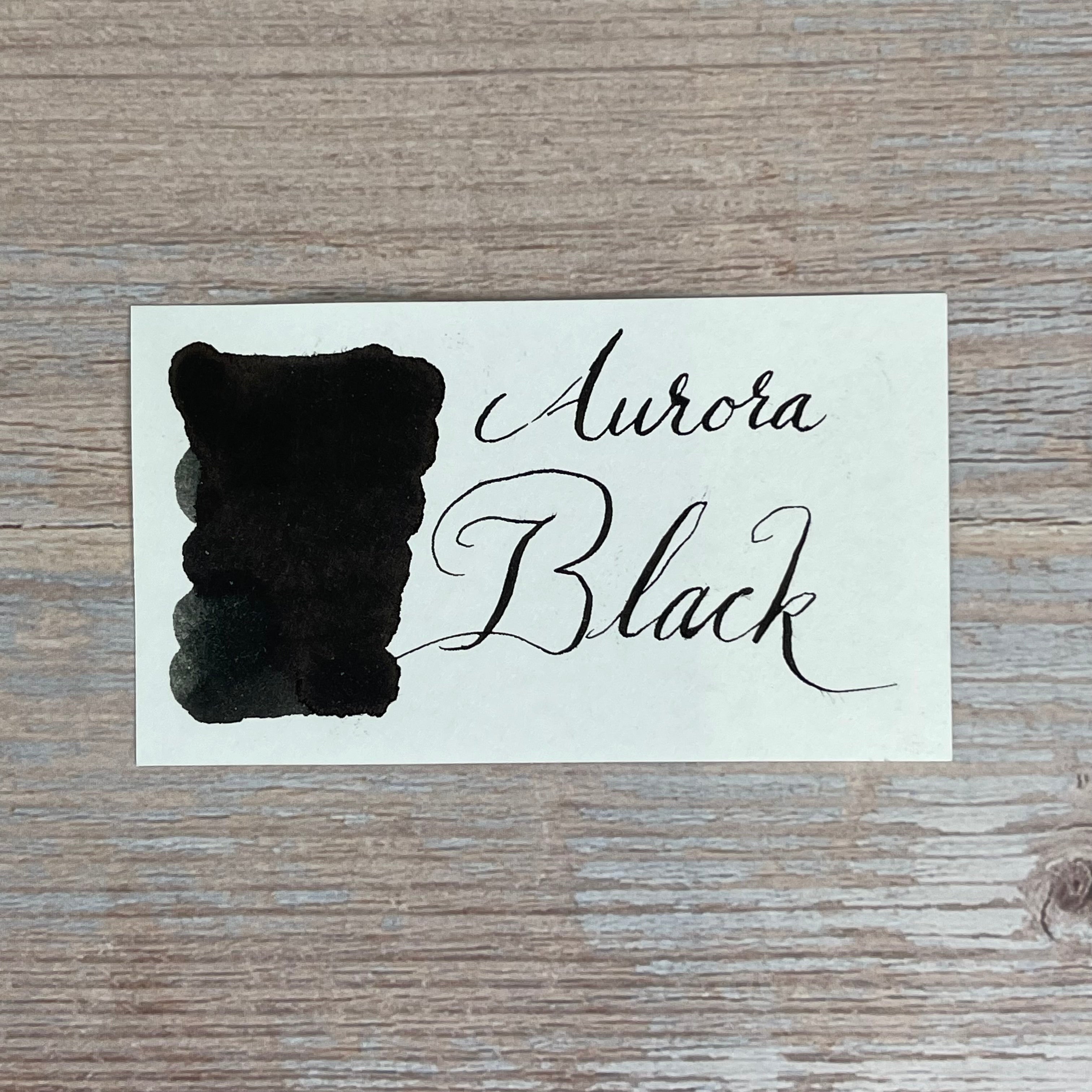 Aurora Black - 55ml Bottled Ink | Atlas Stationers