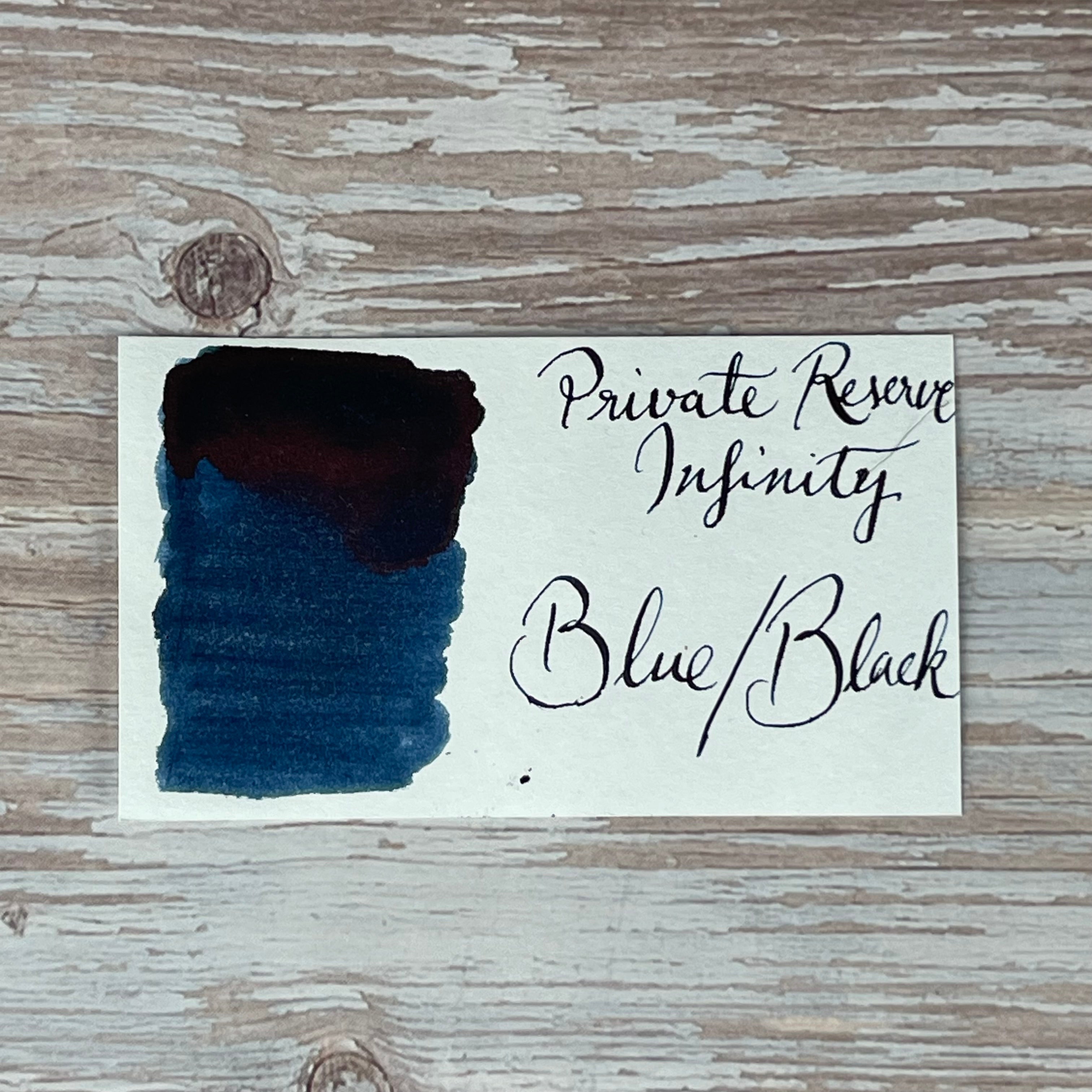 Private Reserve Infinity Blue / Black - 30ml Bottled Ink | Atlas Stationers