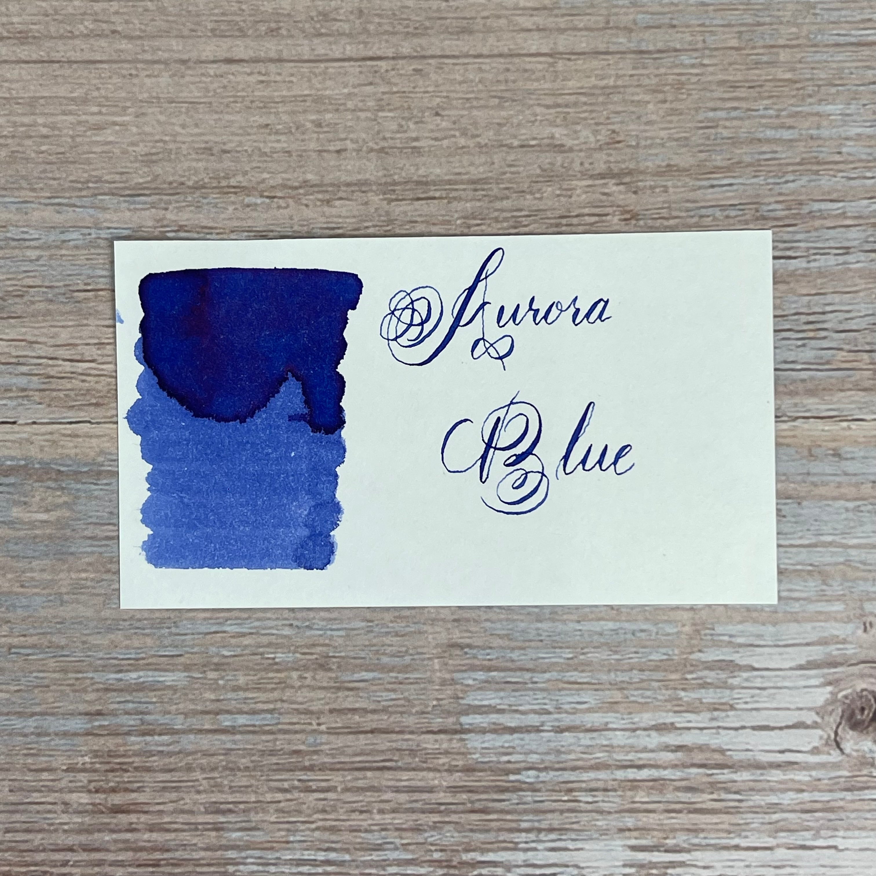 Aurora Blue - 45ml Bottled Ink | Atlas Stationers