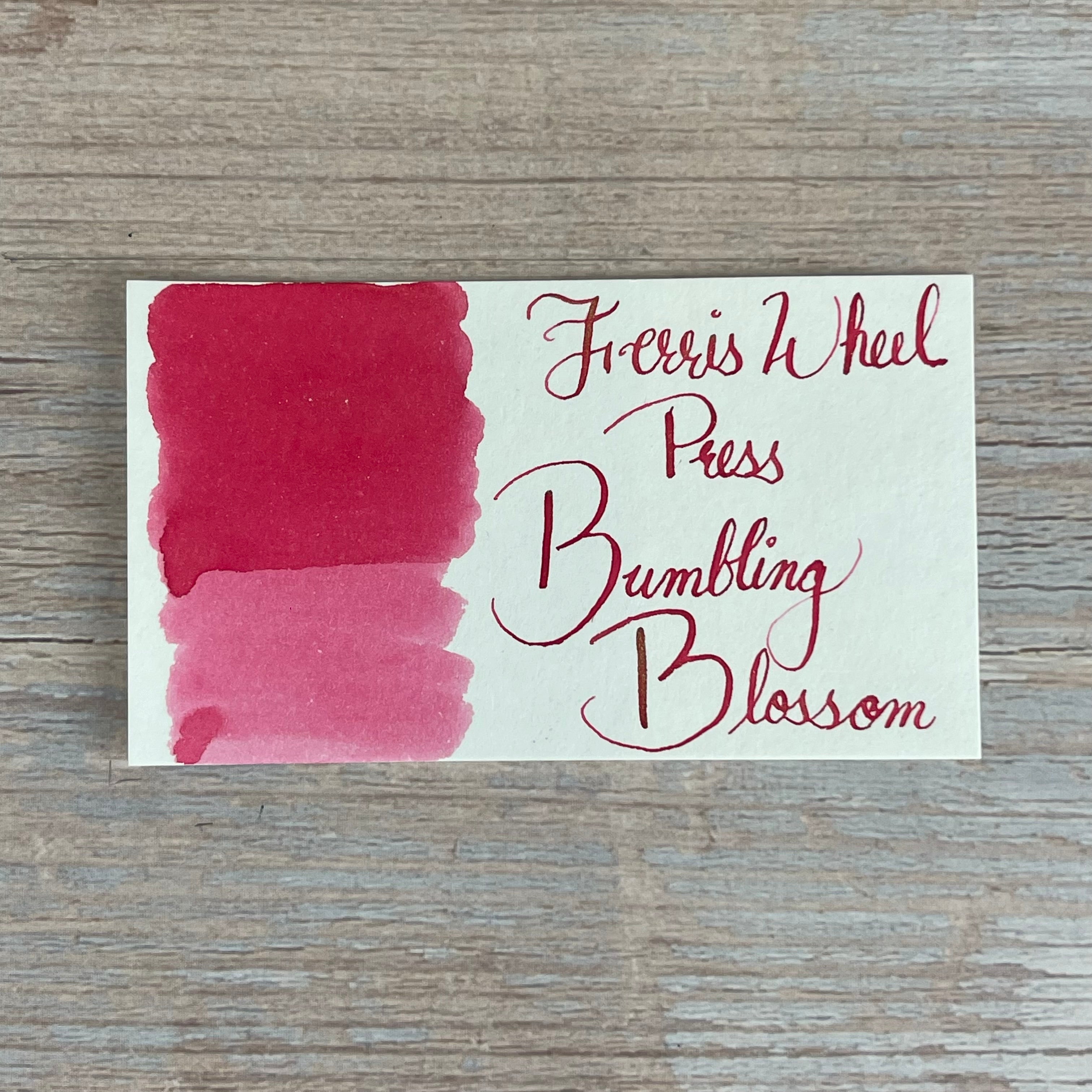 Ferris Wheel Press Bumbling Blossom - 20ml bottled Ink (Special Edition ...