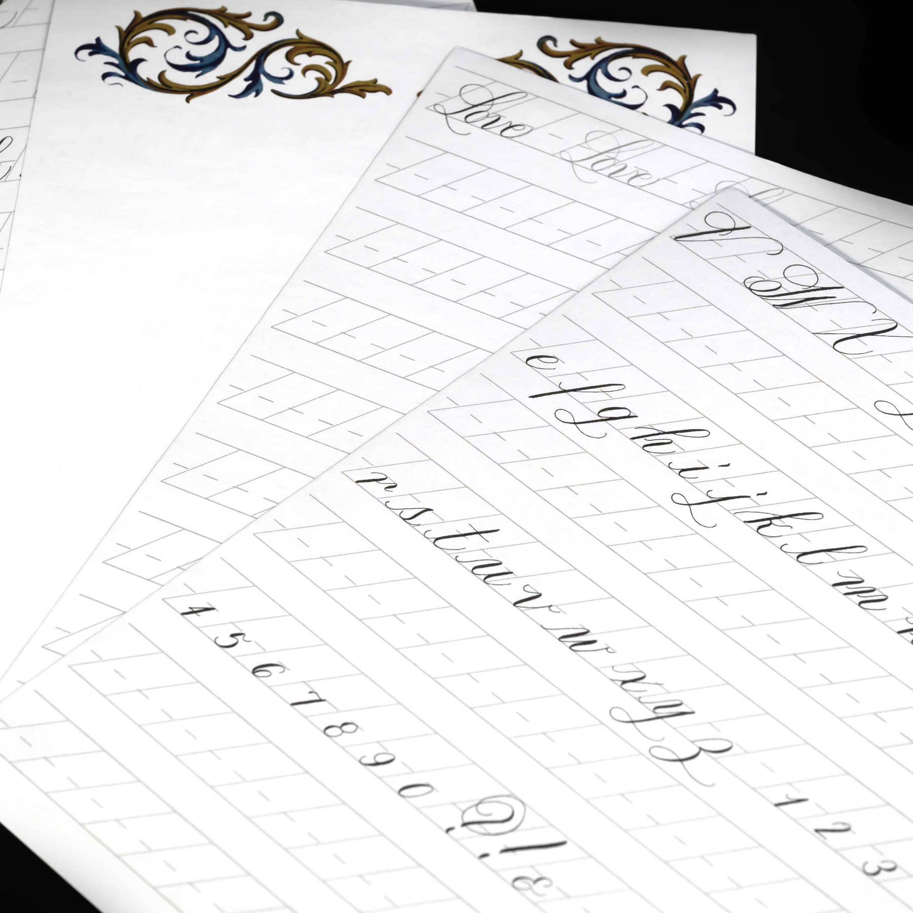 CoraCreaCrafts Calligraphy Notepad | Atlas Stationers