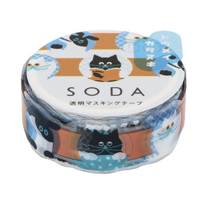 King Jim SODA Transparent Masking Tape - Face – Atlas Stationers
