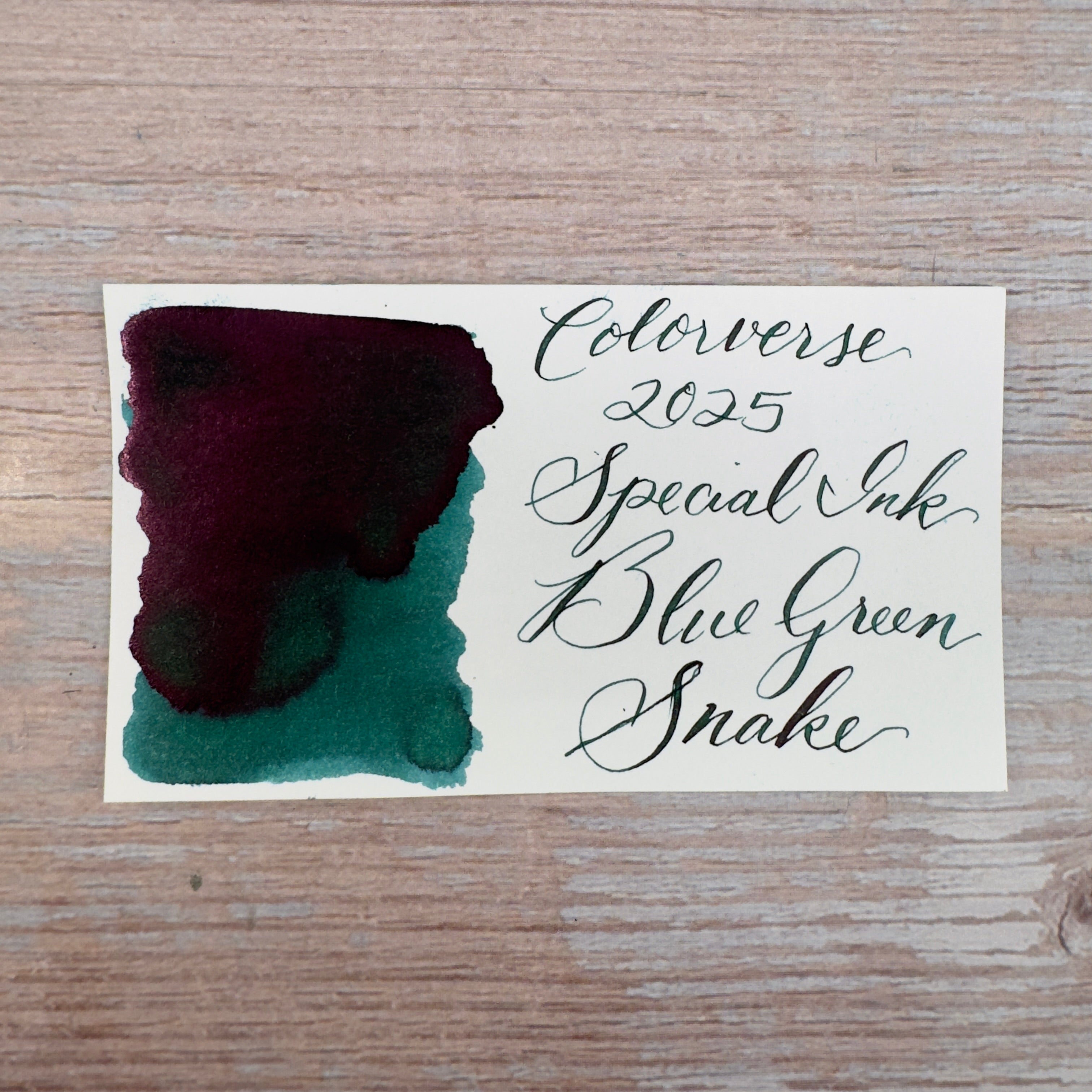 Colorverse 15ml 2025 Blue Green Snake (Special Edition) | Atlas Stationers