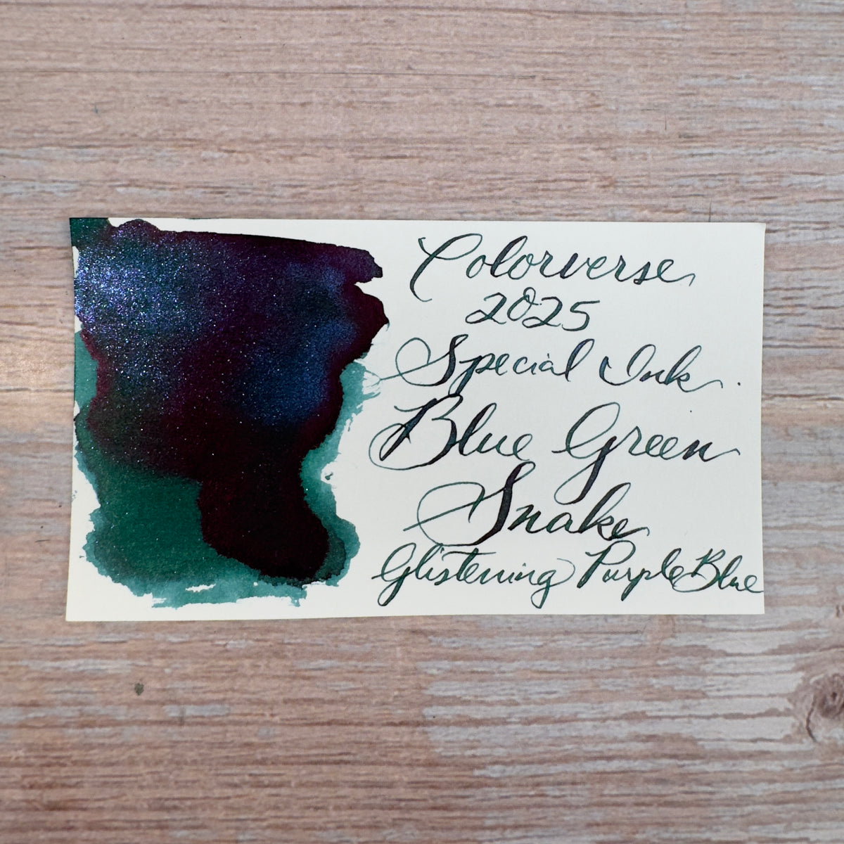 Colorverse 15ml 2025 Blue Green Snake Glistening Purple Blue (Special ...