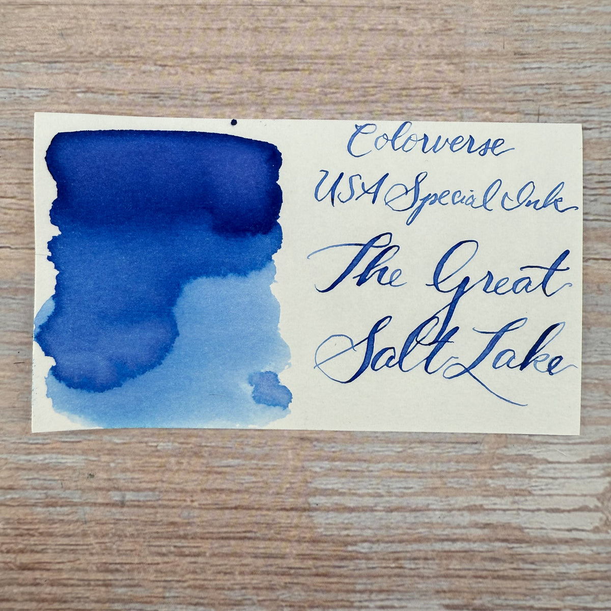Colorverse USA The Great Salt Lake (Utah) - 15ml Bottled Ink – Atlas ...