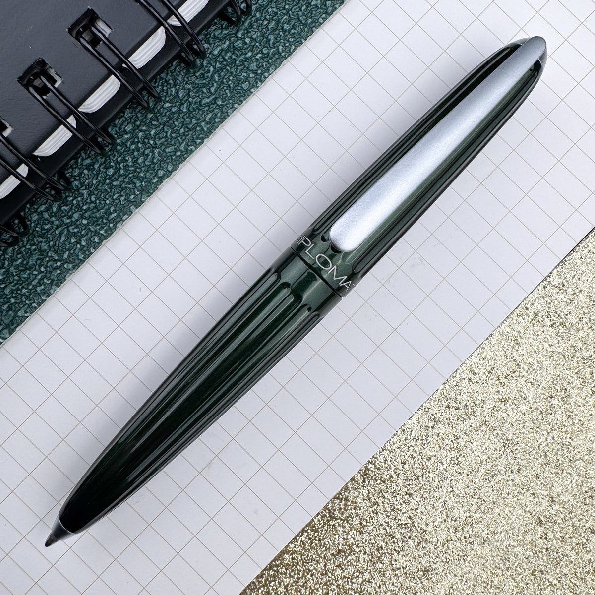 Diplomat Aero Ballpoint Pen - Evergreen – Atlas Stationers