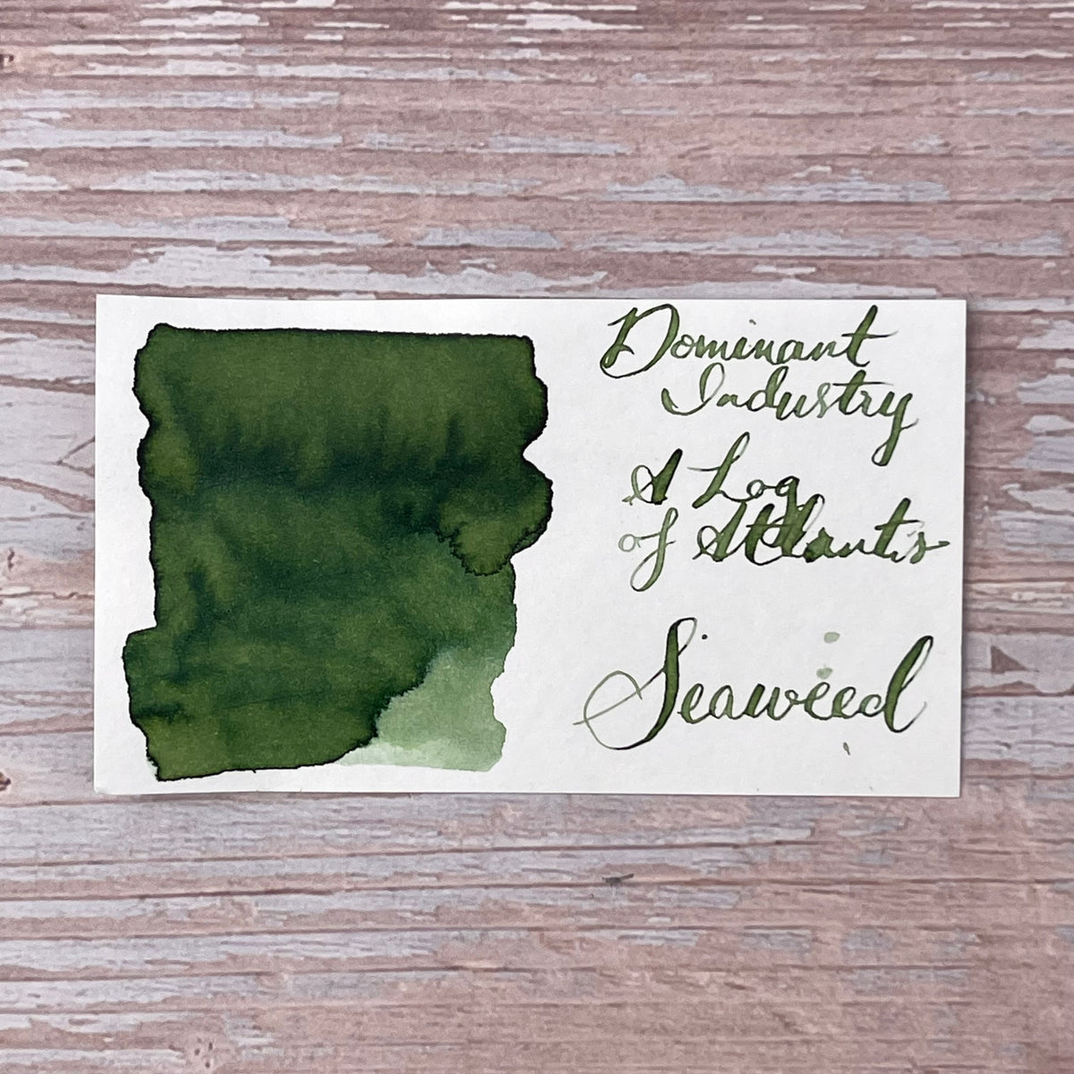 Dominant Industry Seaweed - 25ml Bottled Ink – Atlas Stationers