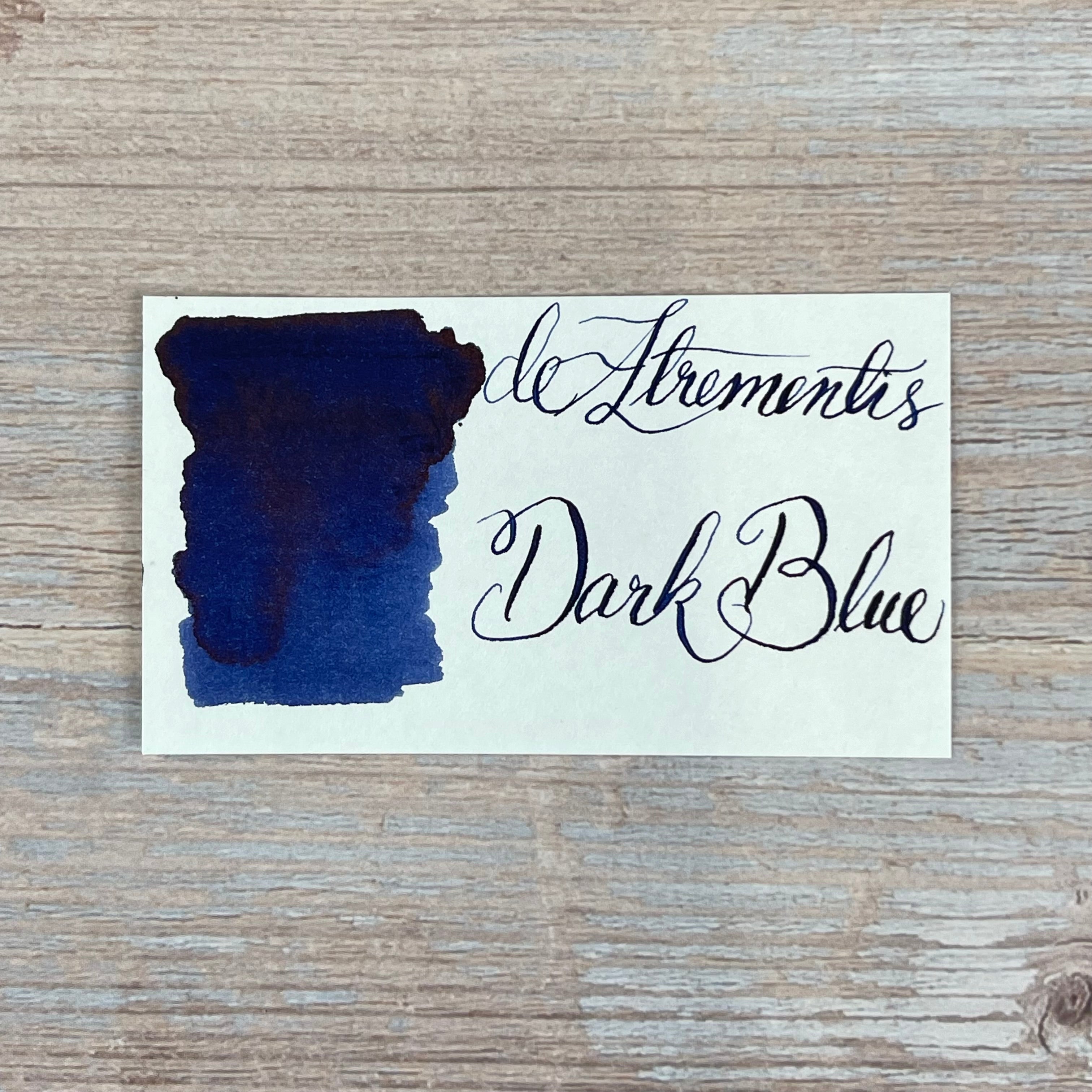 De Atramentis Dark Blue - 45ml Bottled ink | Atlas Stationers