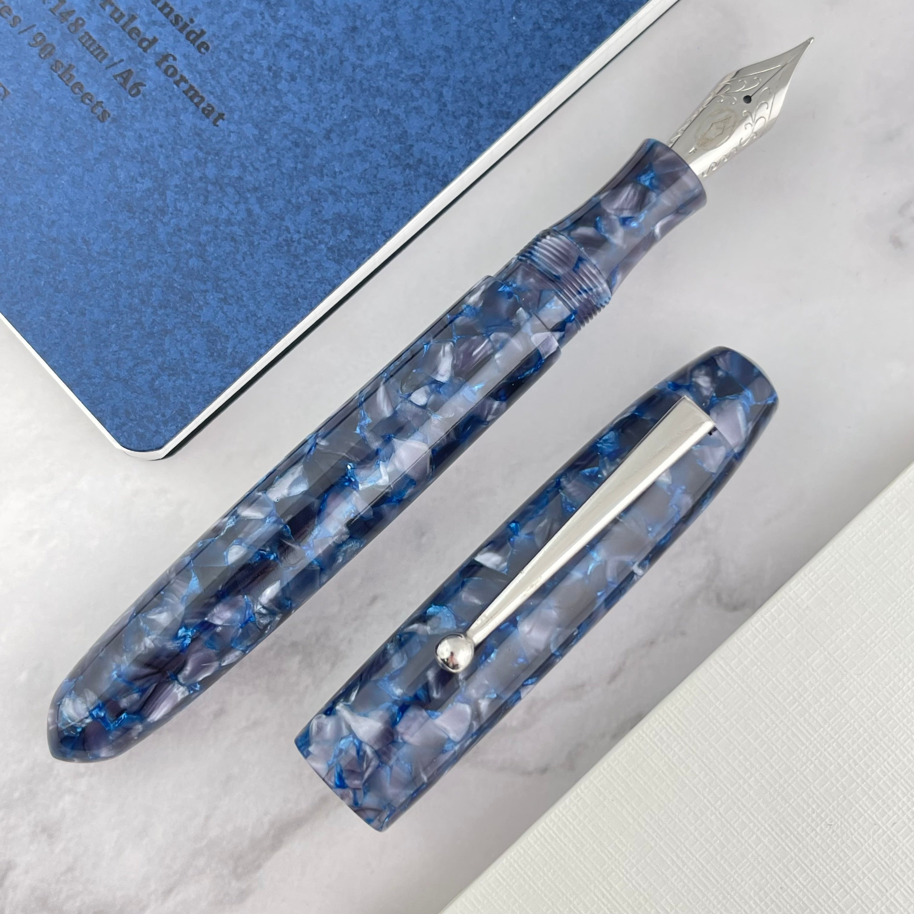 Edison Collier Fountain Pen - Nighthawk | Atlas Stationers