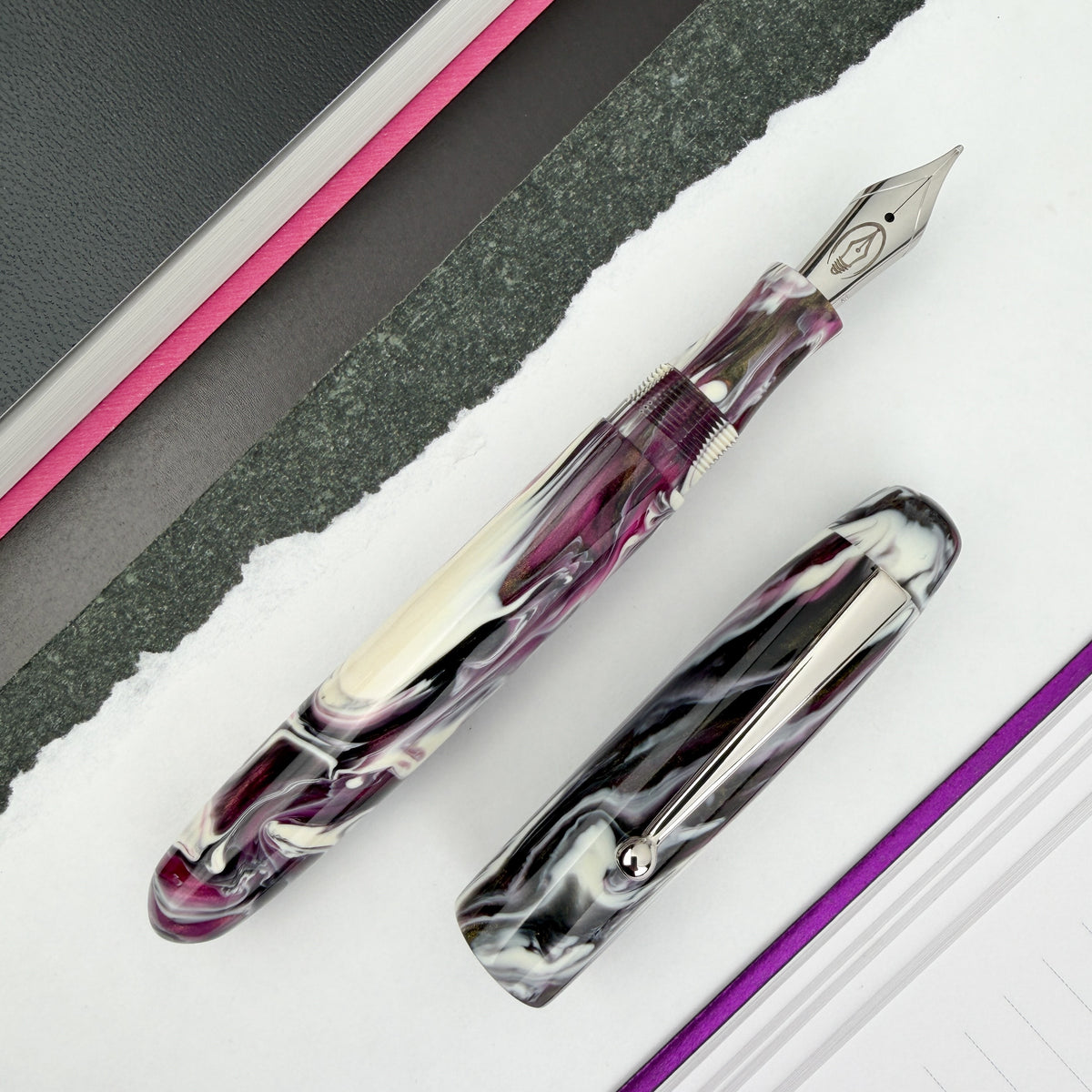 Edison Collier Fountain Pen - Blackberry Cobbler (Atlas Exclusive ...