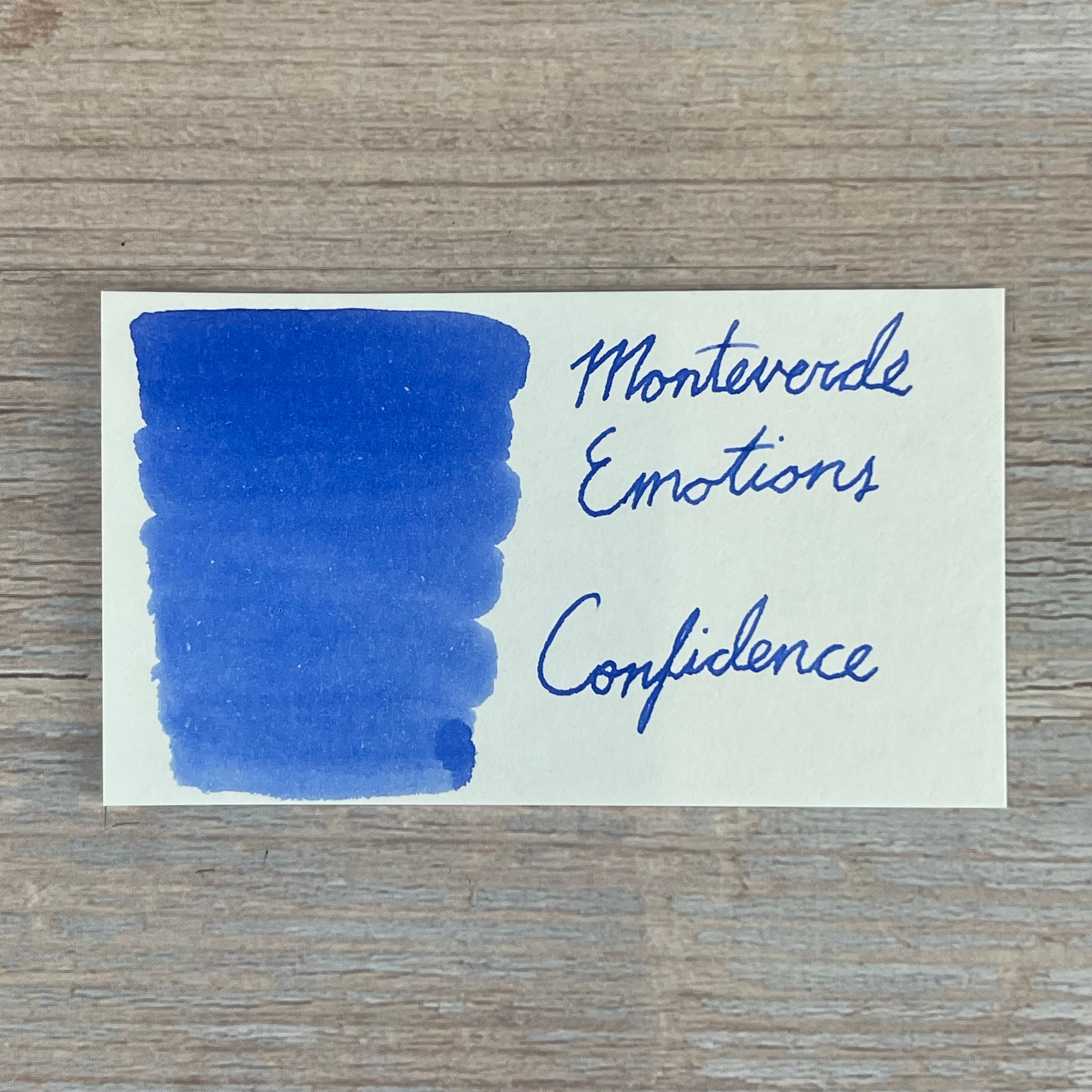 Monteverde Confidence Blue - 30ml Bottled Ink | Atlas Stationers