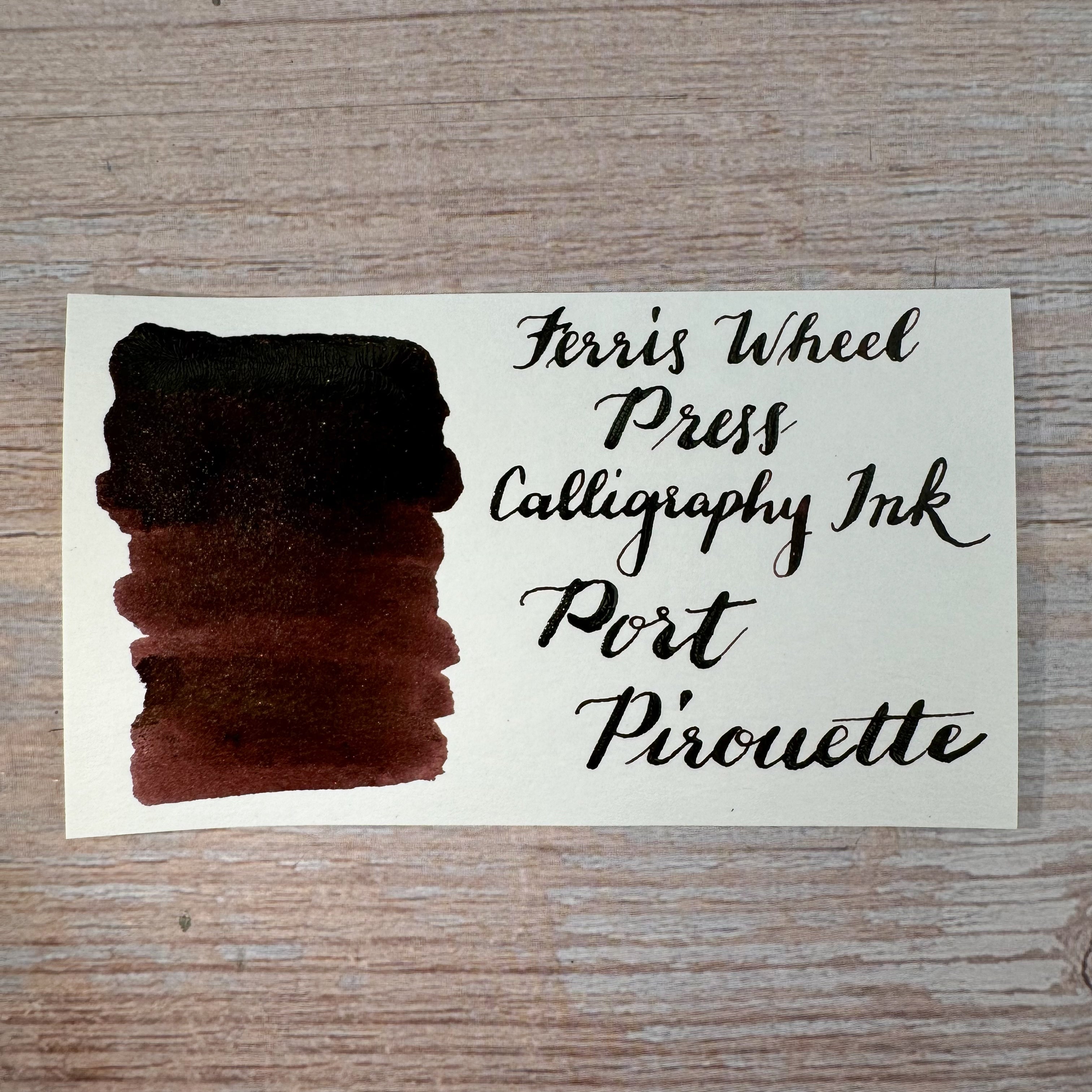 Ferris Wheel Press Port Piroutte - 28ml Calligraphy Bottled Ink | Atlas ...