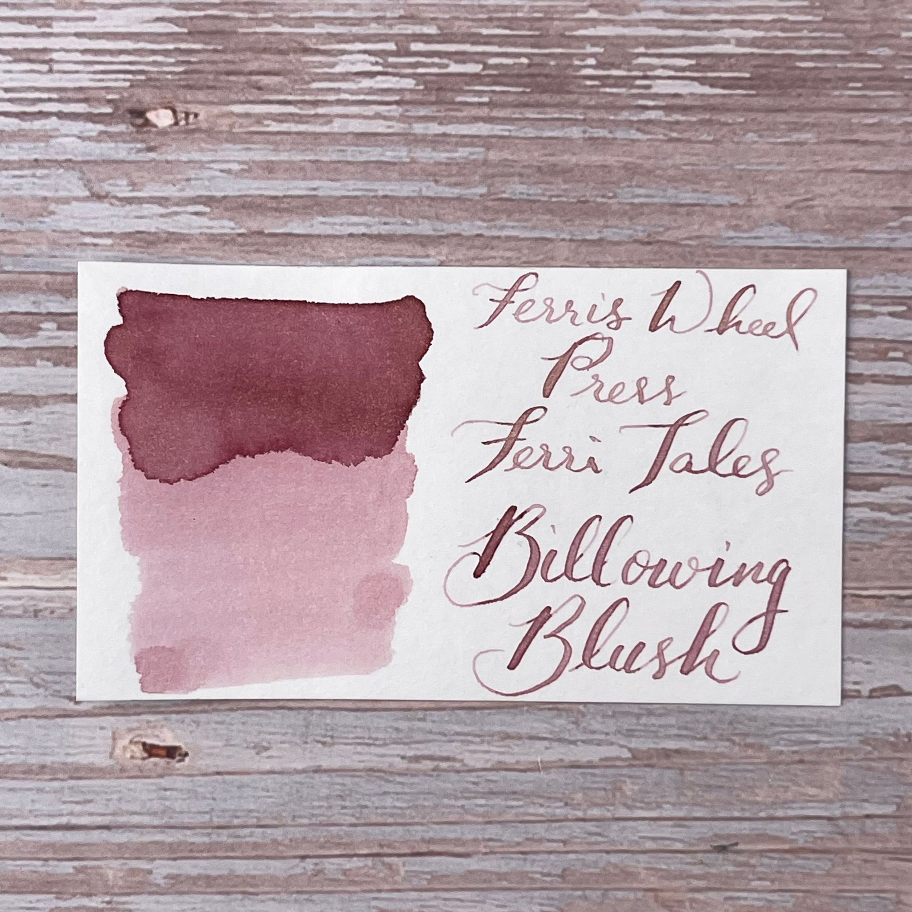Ferris Wheel Press Billowing Blush - 20ml bottled Ink (Special Edition ...