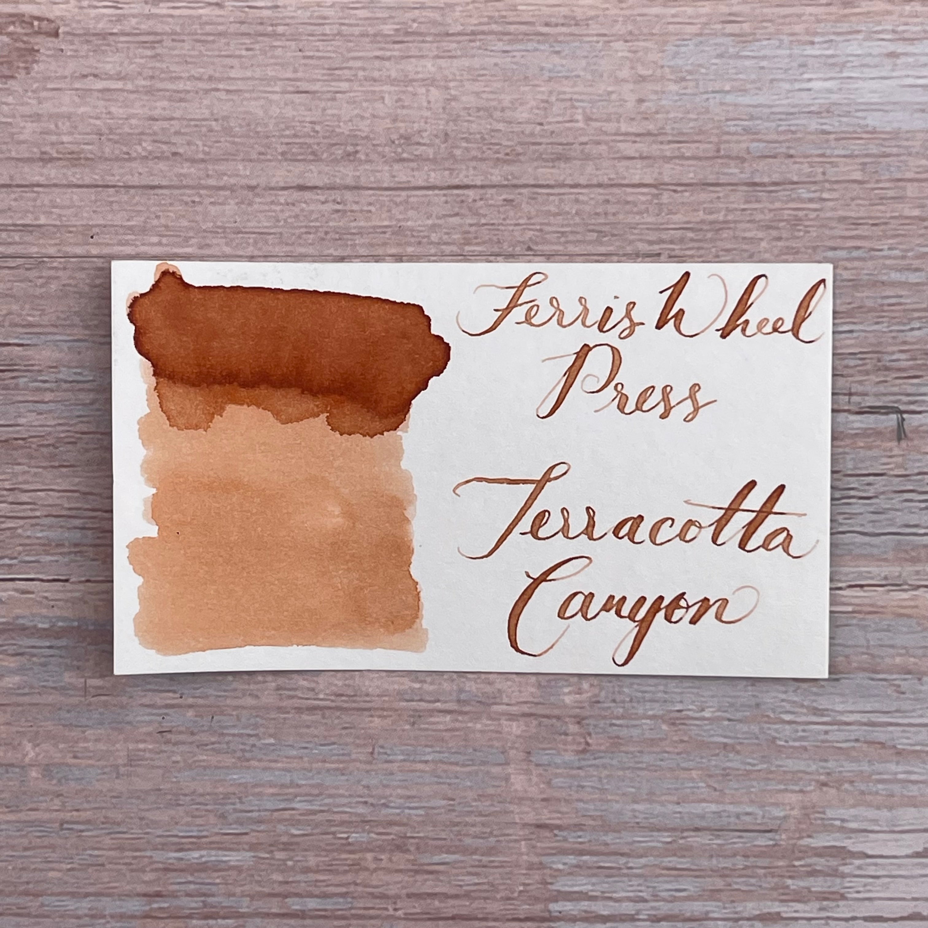 Ferris Wheel Press Terracotta Canyon - 38ml Bottled Ink | Atlas Stationers