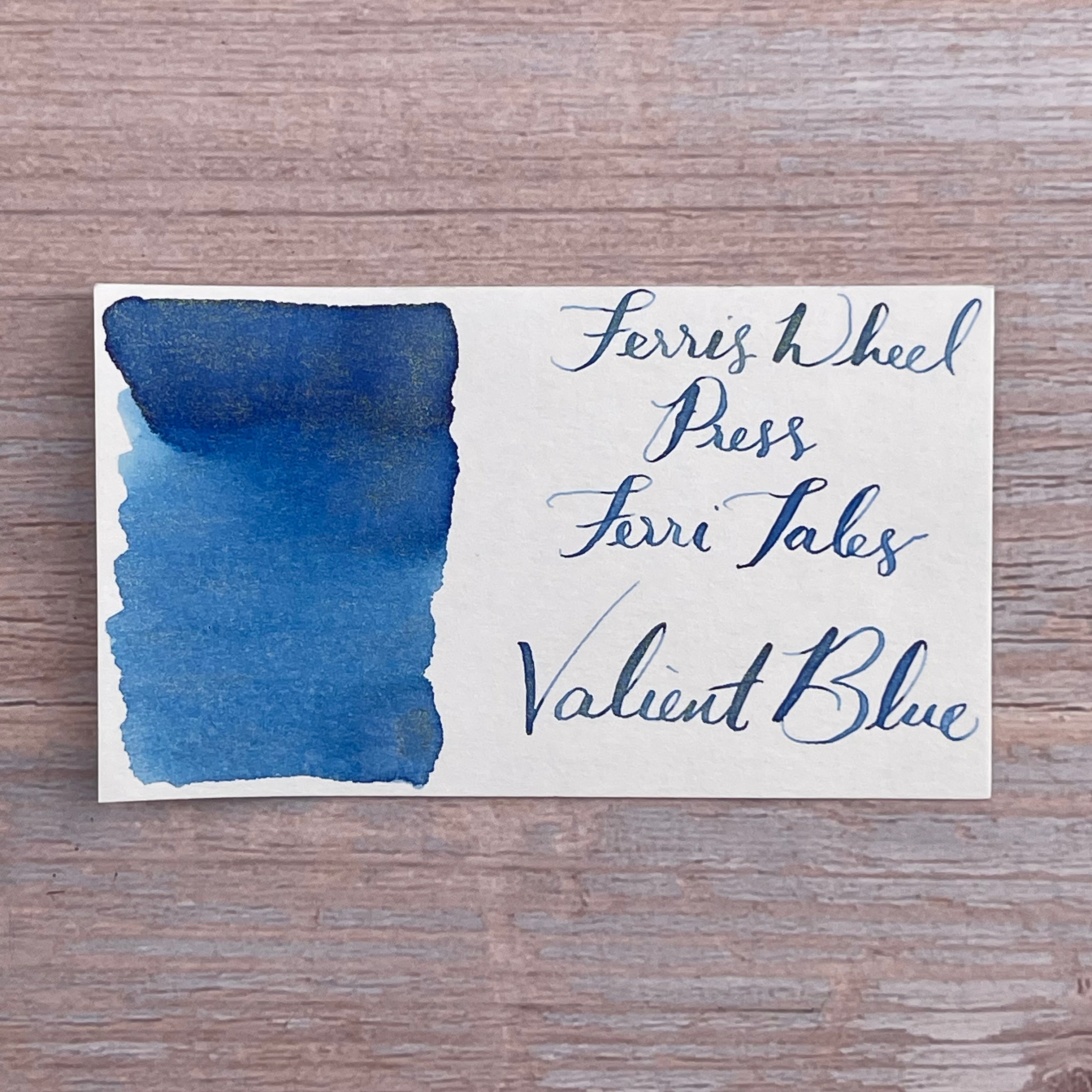 Ferris Wheel Press Valiant Blue - 20ml bottled Ink (Special Edition ...