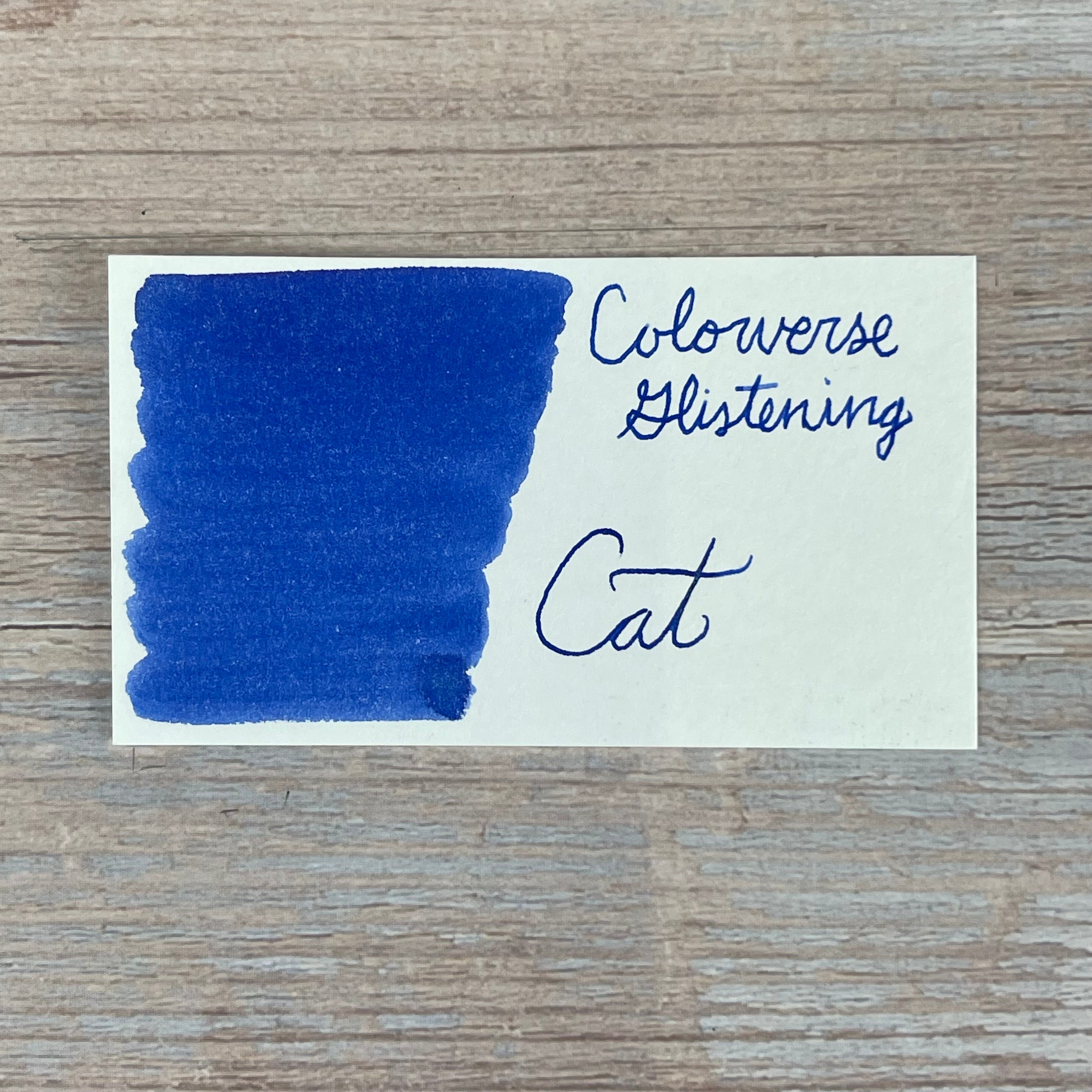 Colorverse Cat - 30ml Bottled Ink (Glistening) | Atlas Stationers