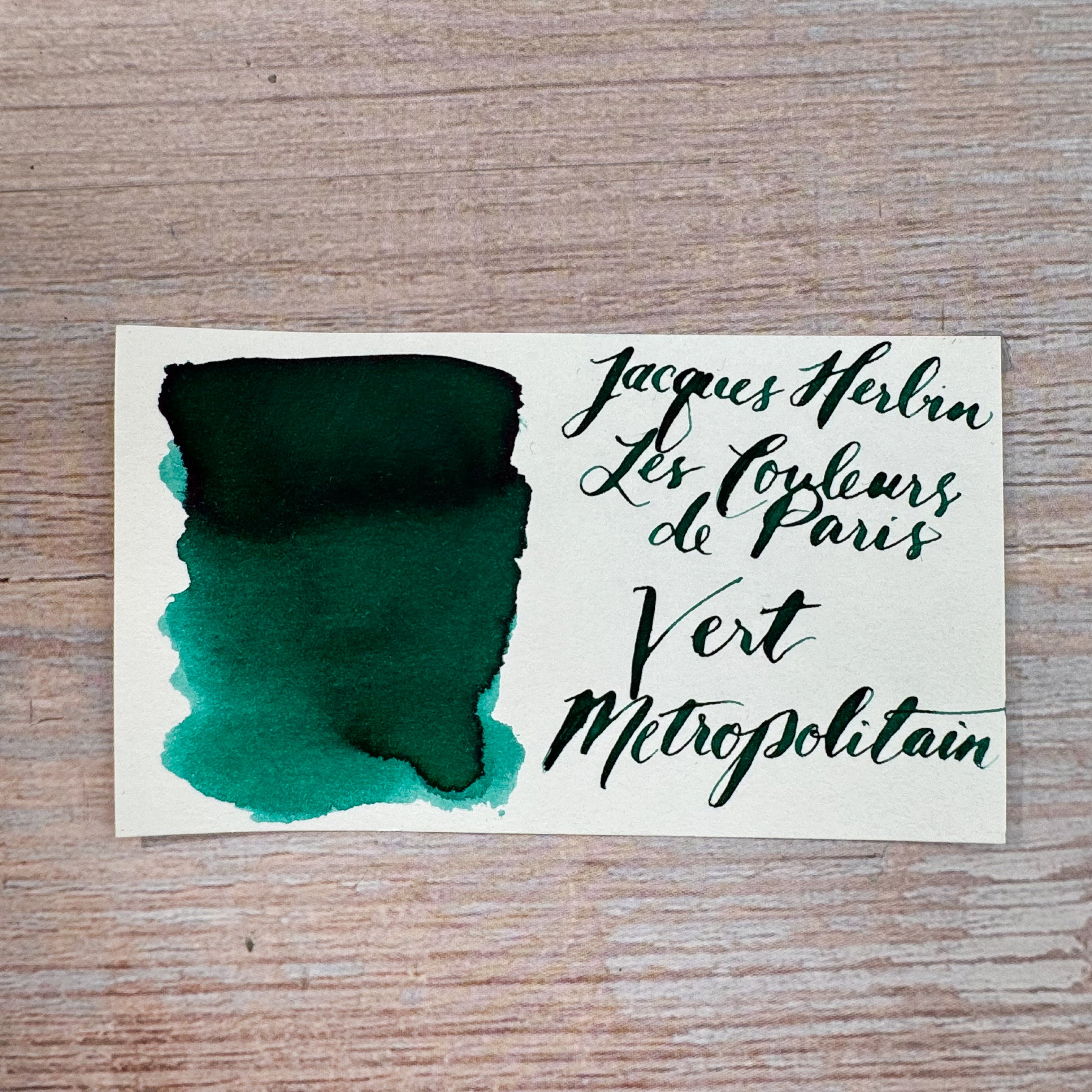Jacques Herbin Vert Metropolitan - 30ml Bottled Ink | Atlas Stationers