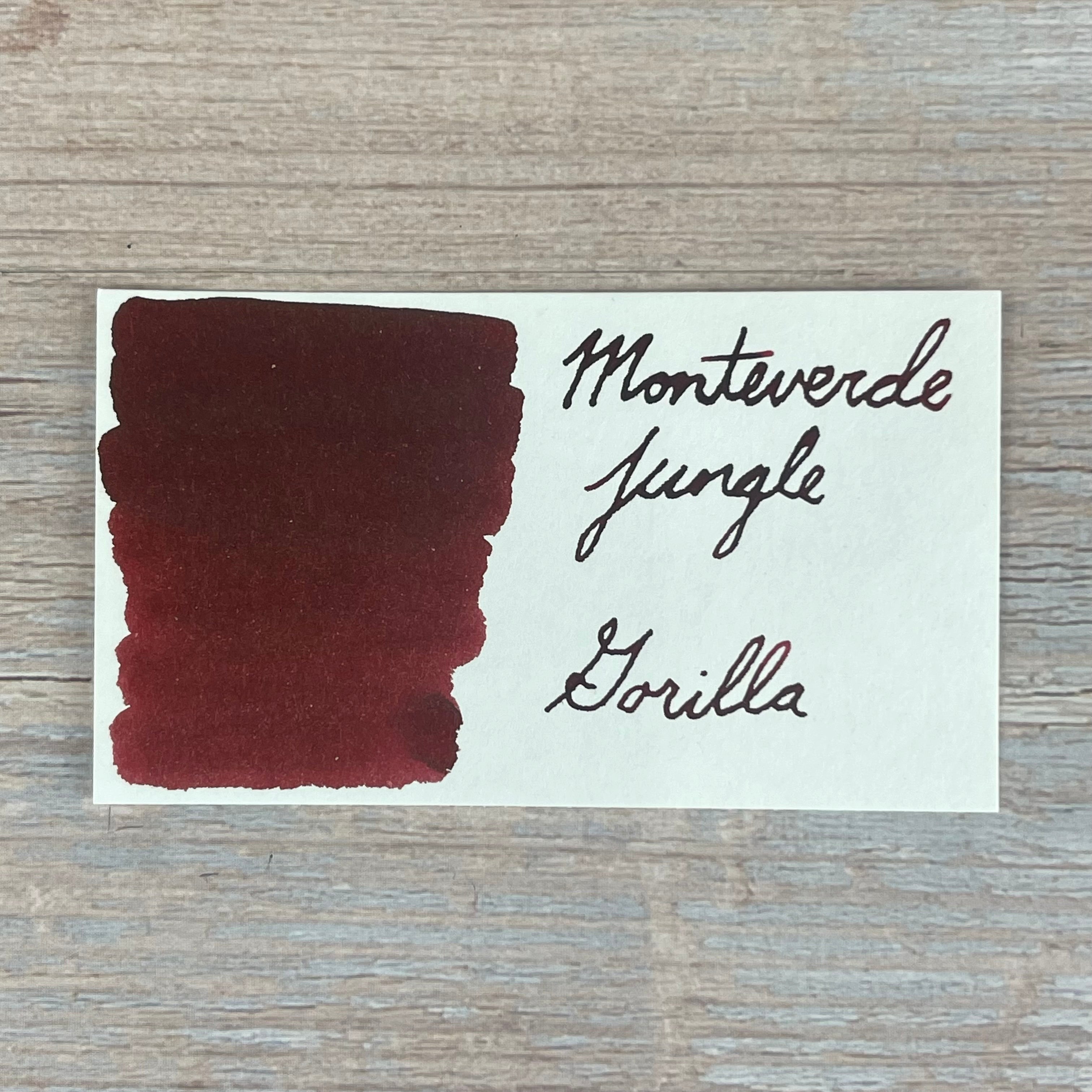 Monteverde Jungle Ink Collection Gorilla (Red) - 30ml Bottled Ink ...