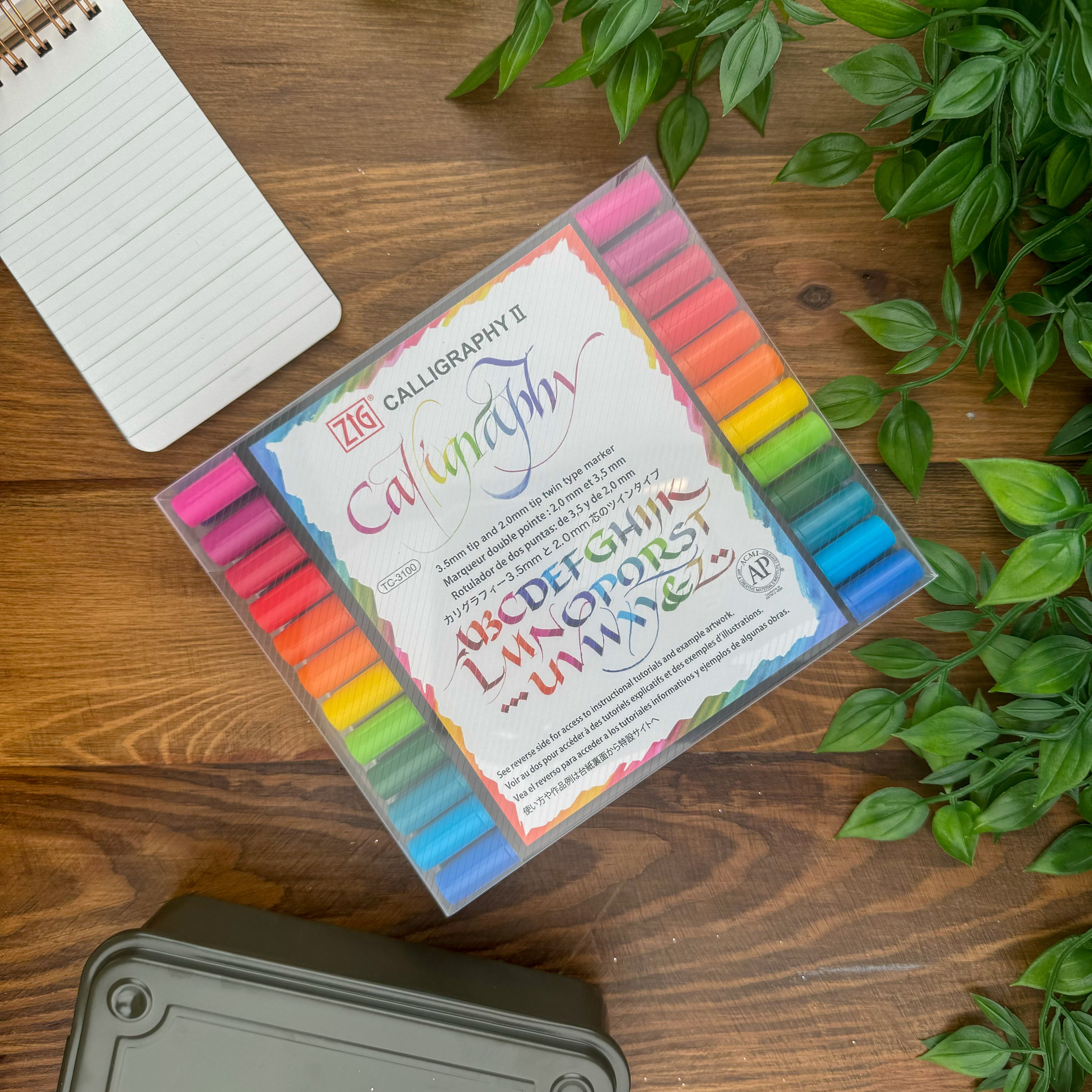 Kuretake Zig Calligraphy II Markers (Set of 24) | Atlas Stationers