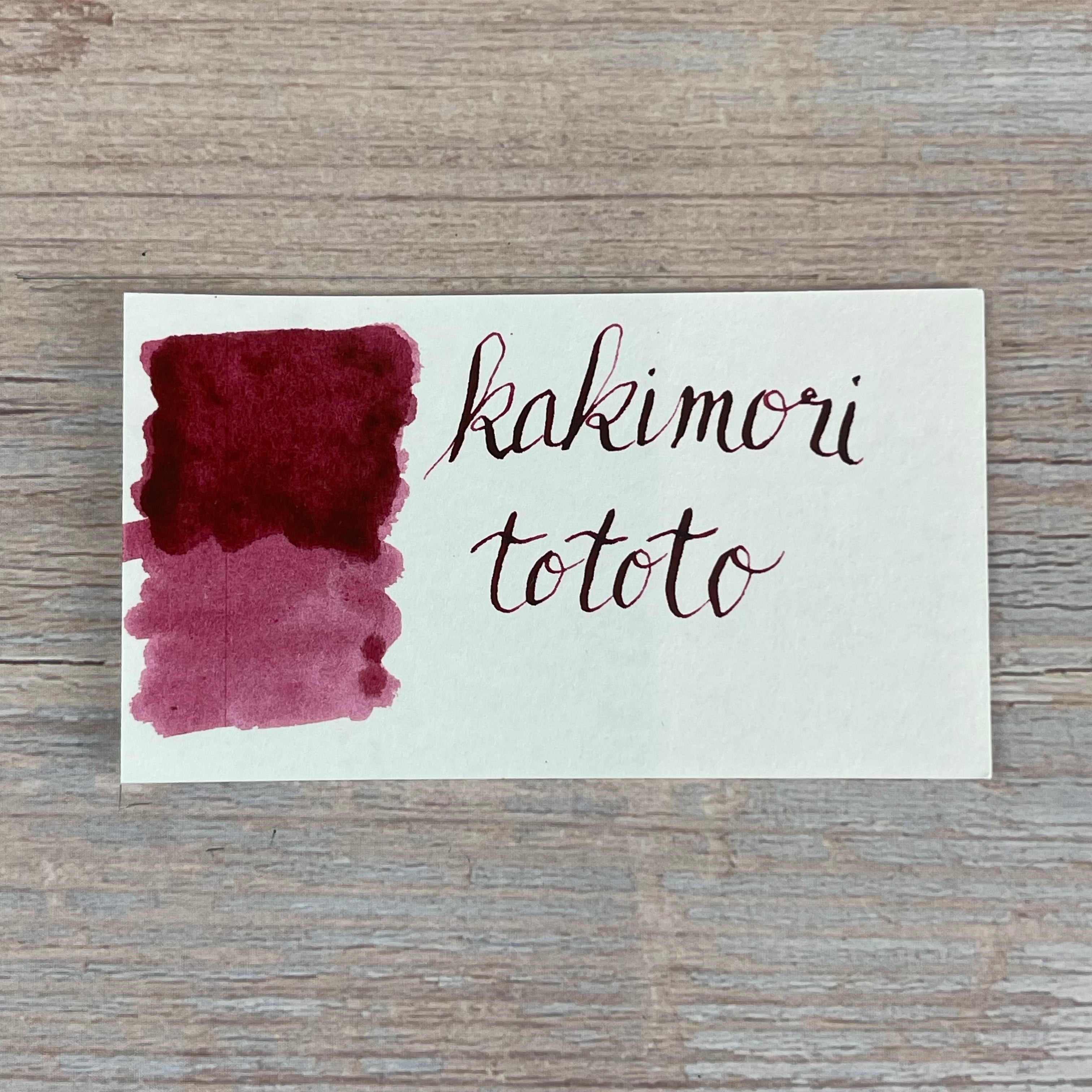 Kakimori 03 Tototo - 35ml Bottled Ink | Atlas Stationers