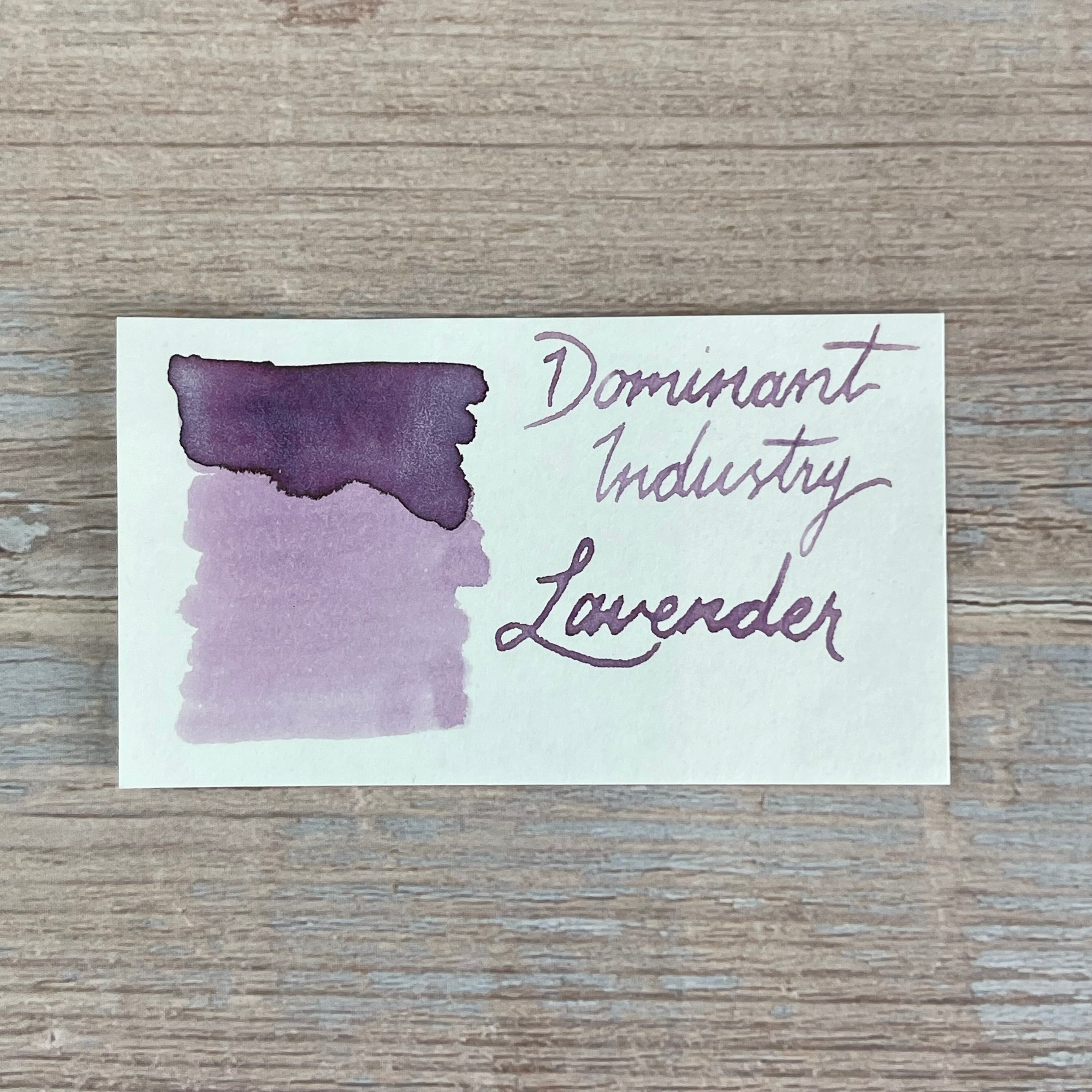 Dominant Industry Lavender - 25ml Bottled Ink | Atlas Stationers