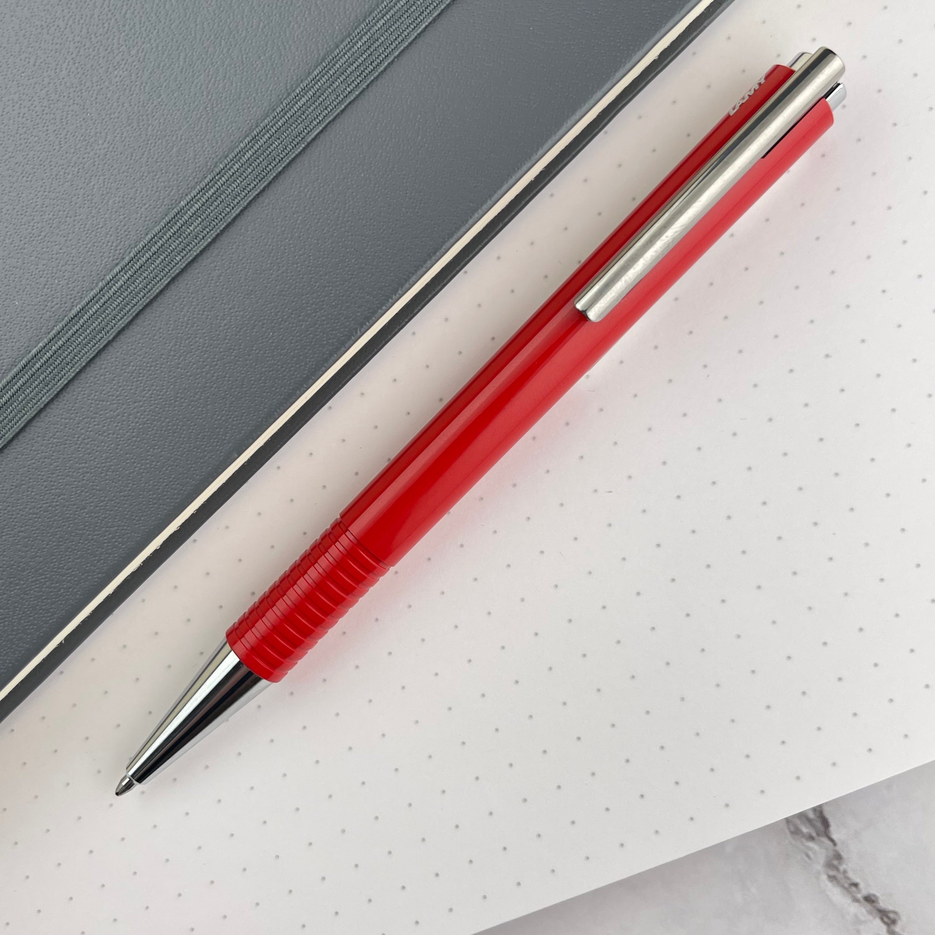 Lamy Logo M+ Ballpoint Pen - Red | Atlas Stationers