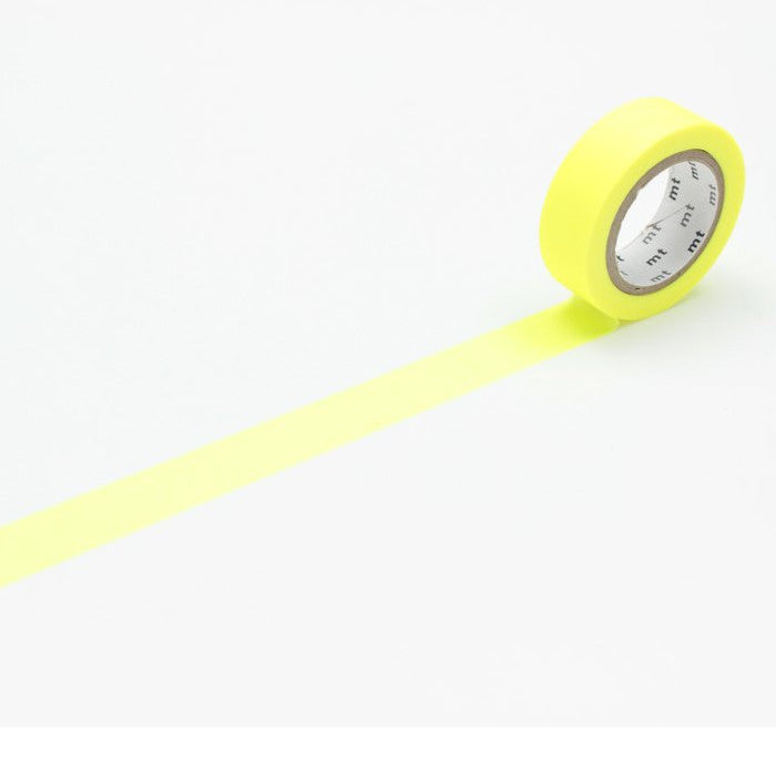 MT Washi Tape - Shocking Yellow | Atlas Stationers