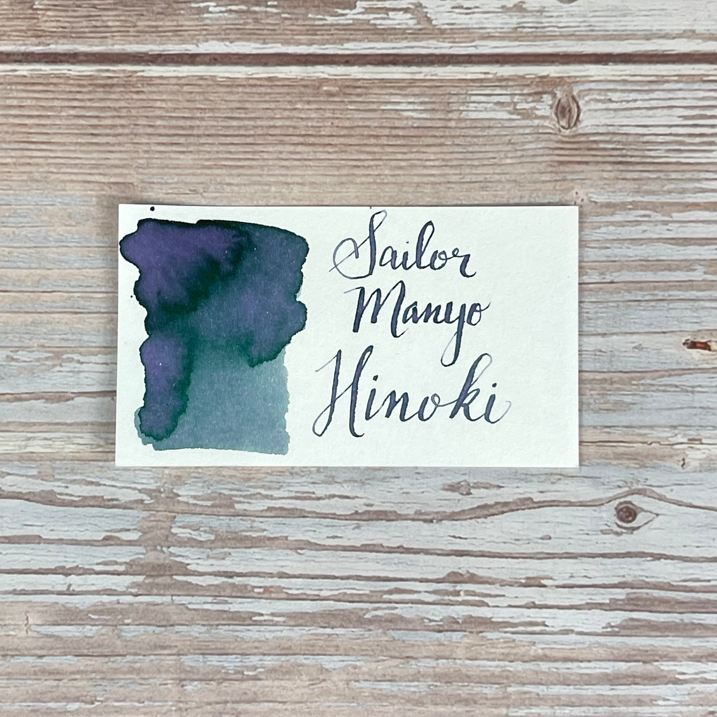 Sailor Manyo Hinoki - 50ml Bottled Ink | Atlas Stationers