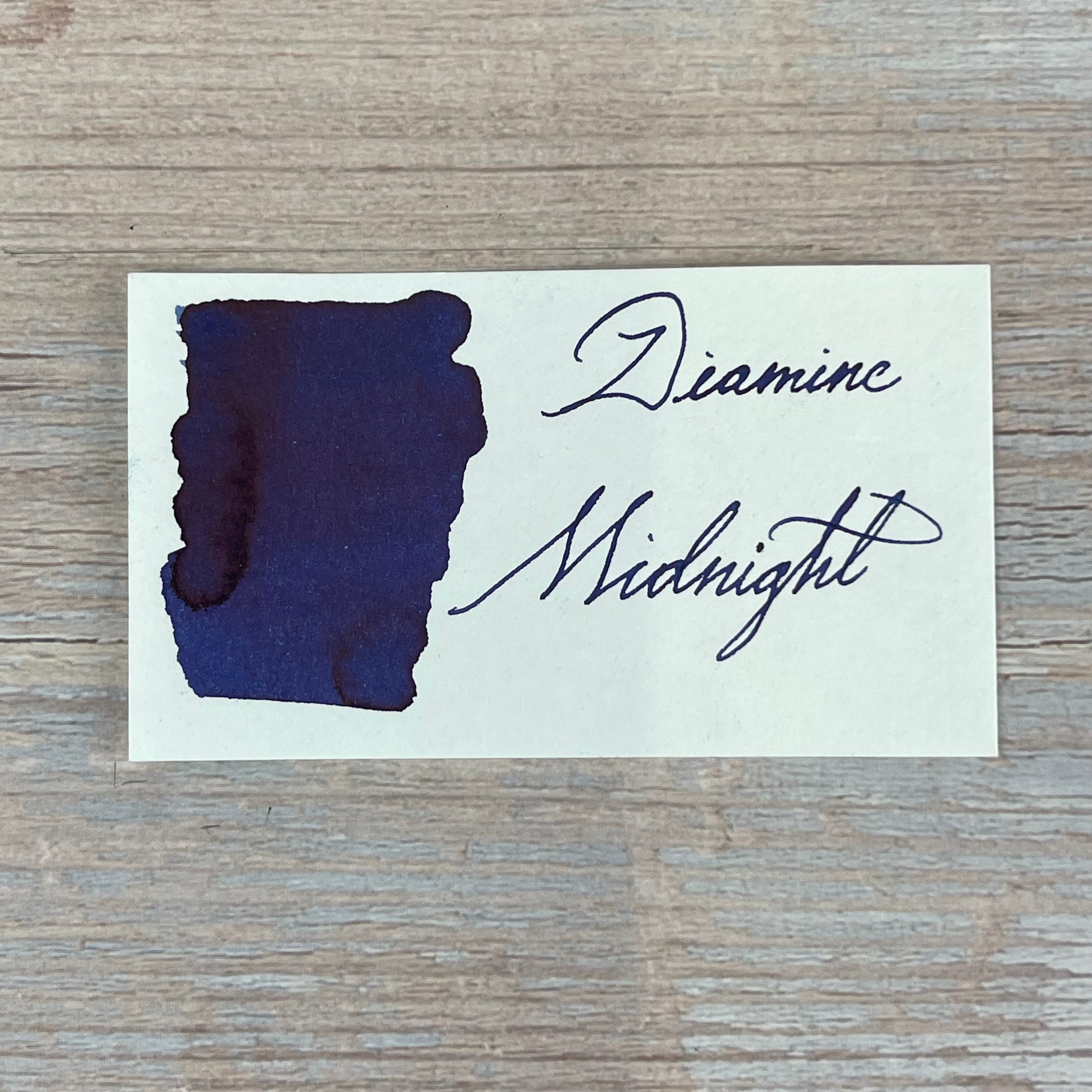 Diamine Midnight Blue - 30ml Bottled Ink | Atlas Stationers