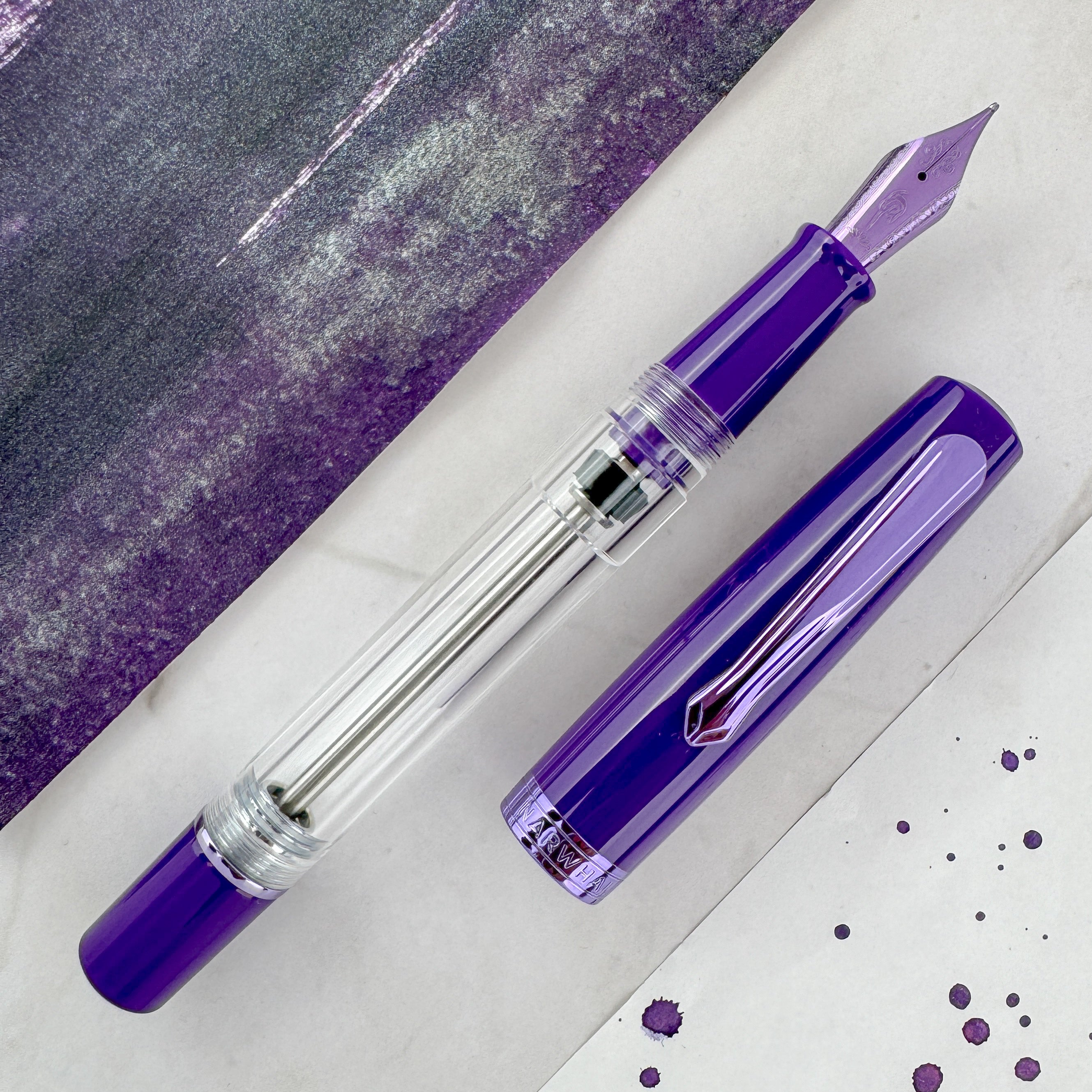 Nahvalur (Narwhal) Original Plus Fountain Pen - Amethyst (Special ...