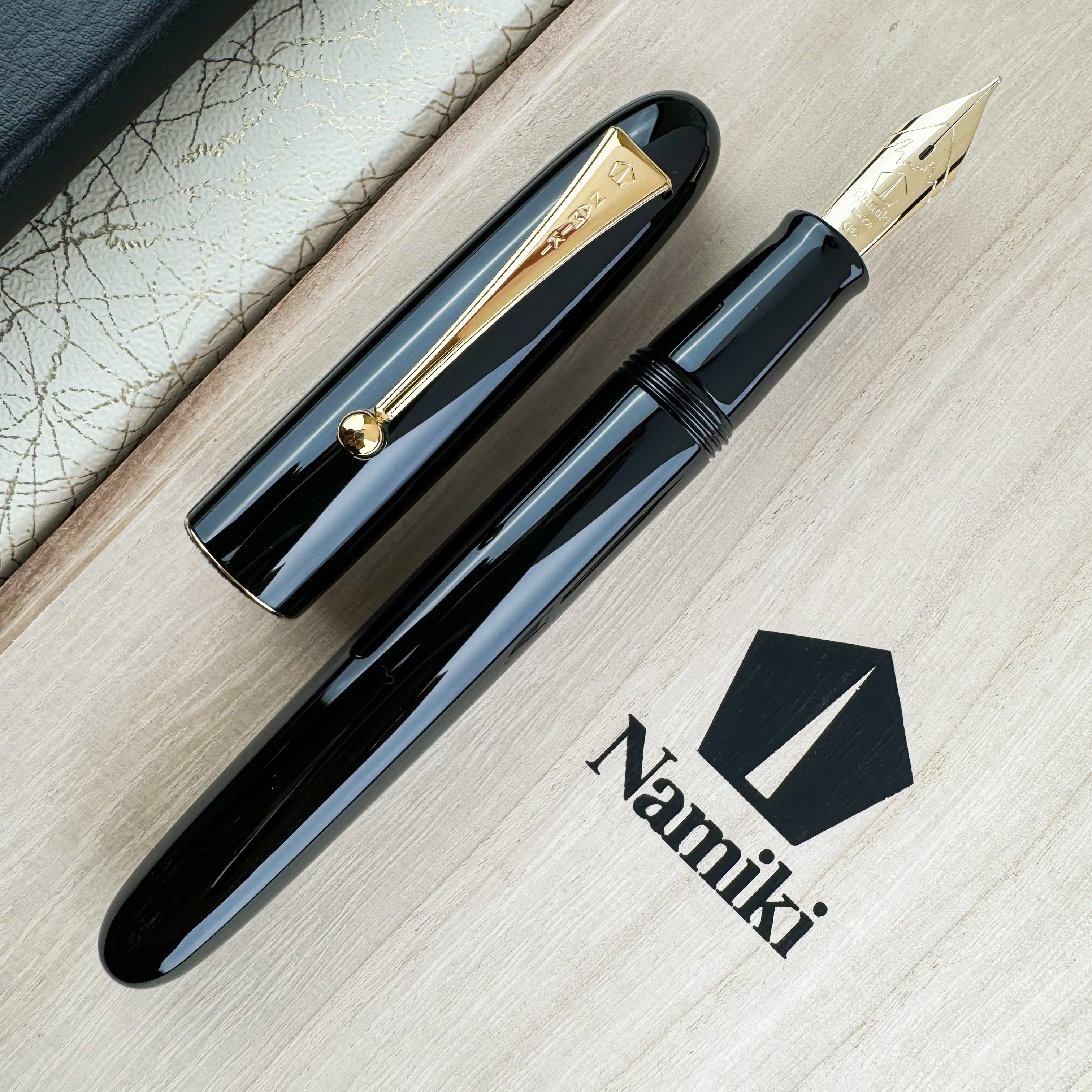 Namiki Yukari Royale Urushi Fountain Pen - Black | Atlas Stationers