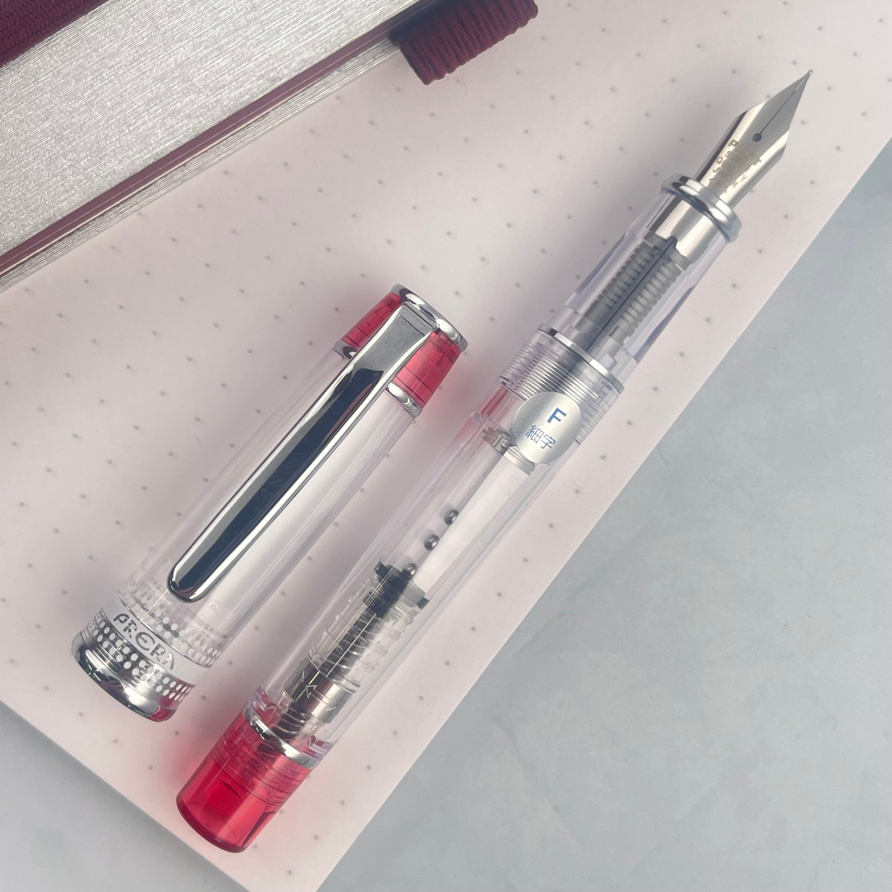 Pilot Prera Fountain Pen - Red | Atlas Stationers