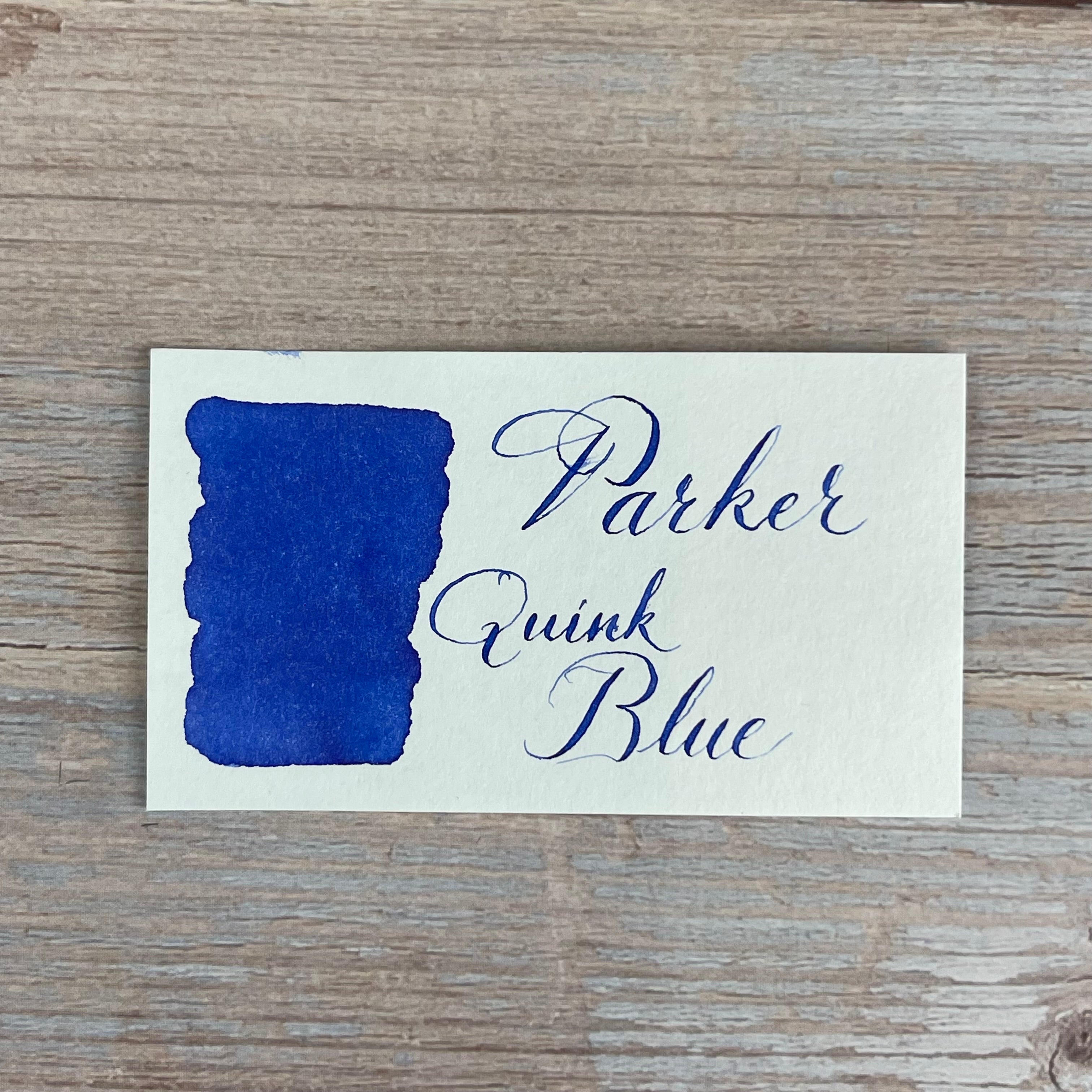 Parker Quink Blue Bottled Ink | Atlas Stationers
