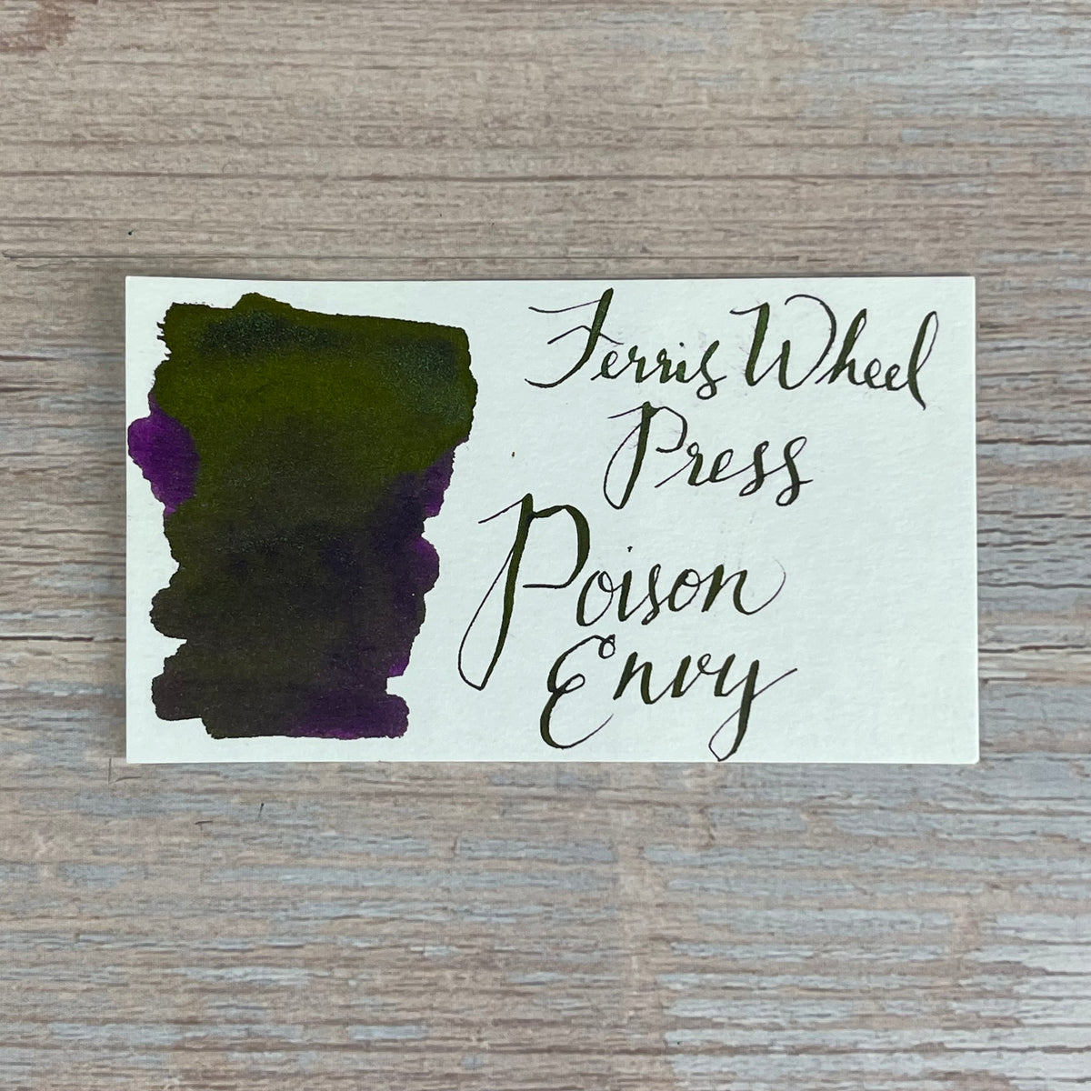 Ferris Wheel Press Poison Envy - 20ml bottled Ink (Special Edition ...