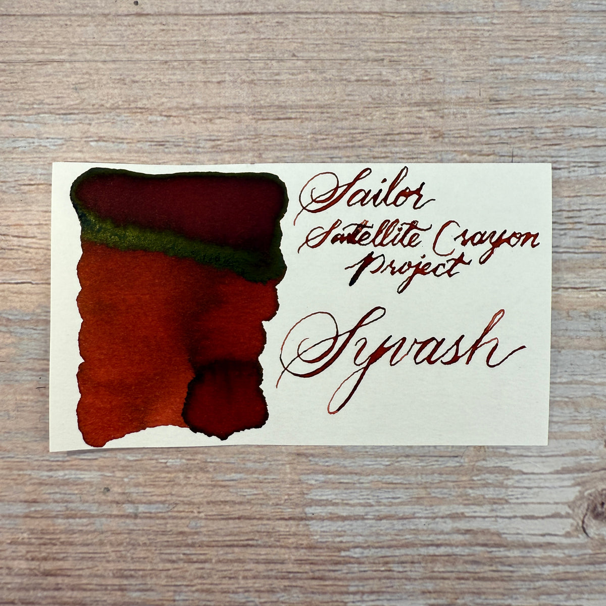 Sailor Satellite Crayon Project - Syvash - 20ml Bottled Ink – Atlas ...