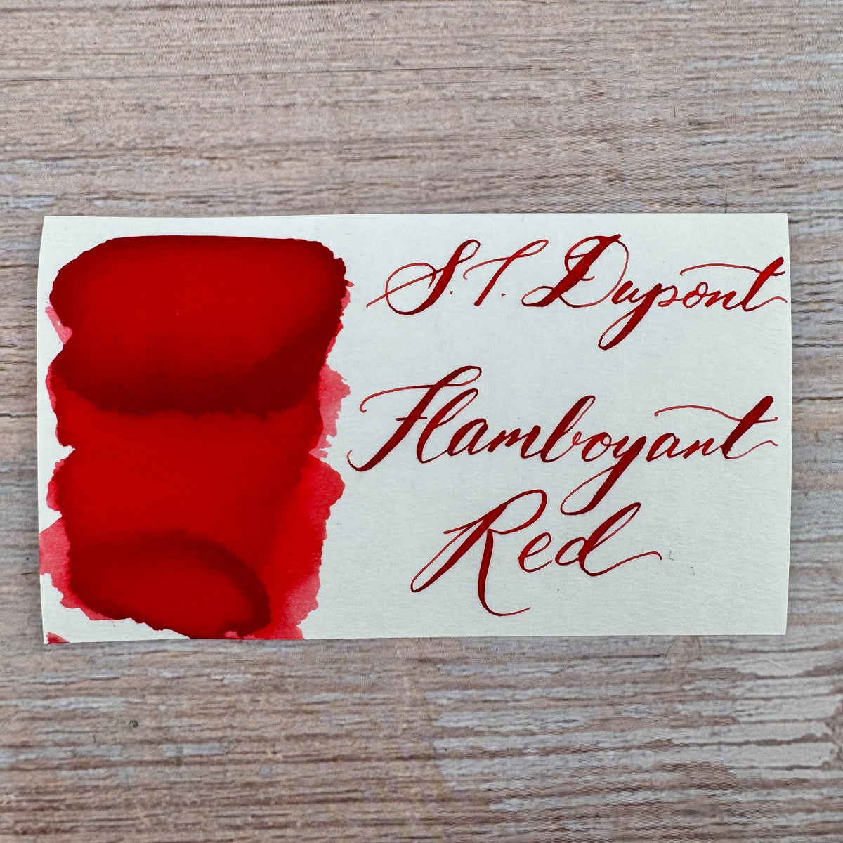 S.T. Dupont Flamboyant Red - 50ml Bottled Ink – Atlas Stationers