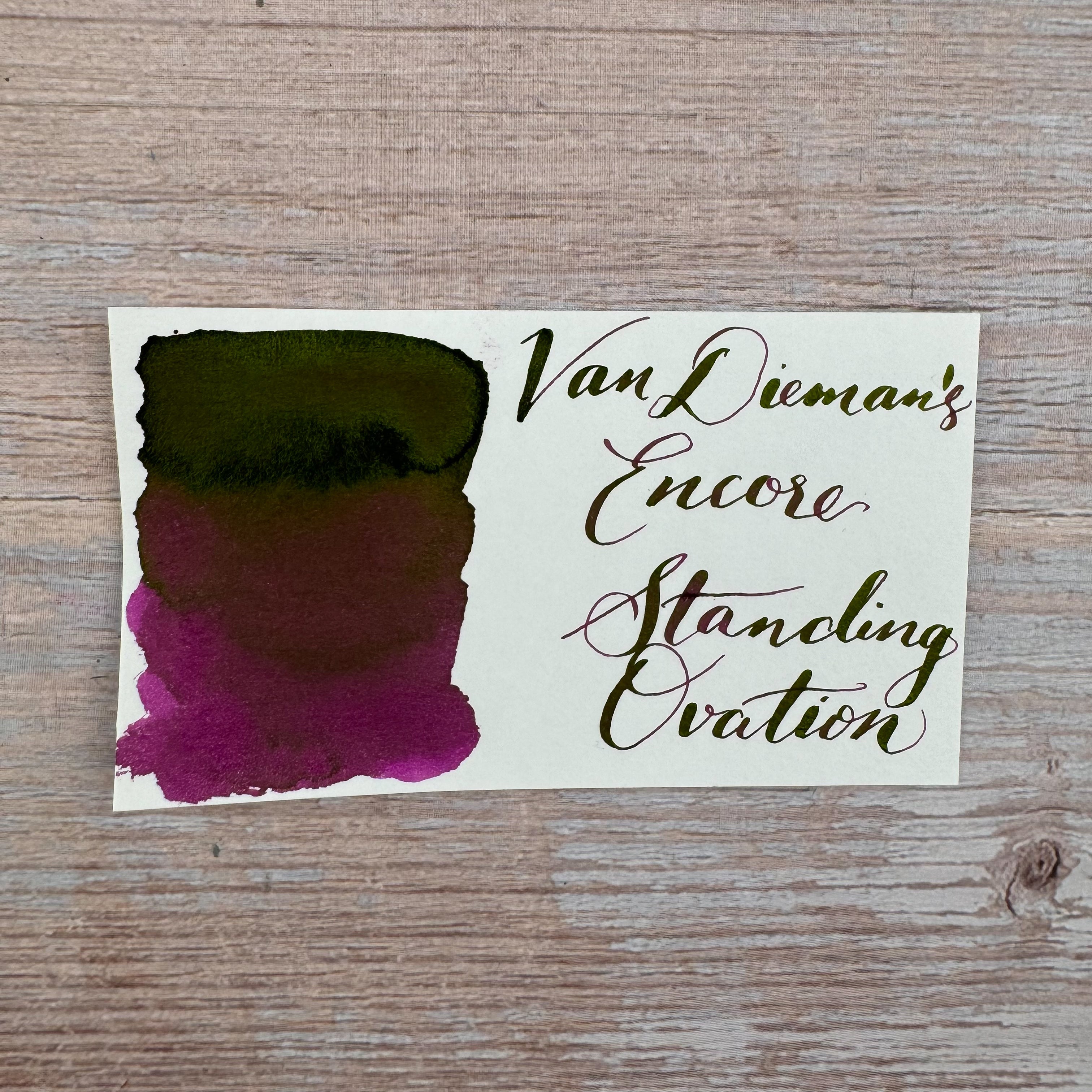 Van Dieman's Encore - Standing Ovation - 40ml Bottled Ink | Atlas ...