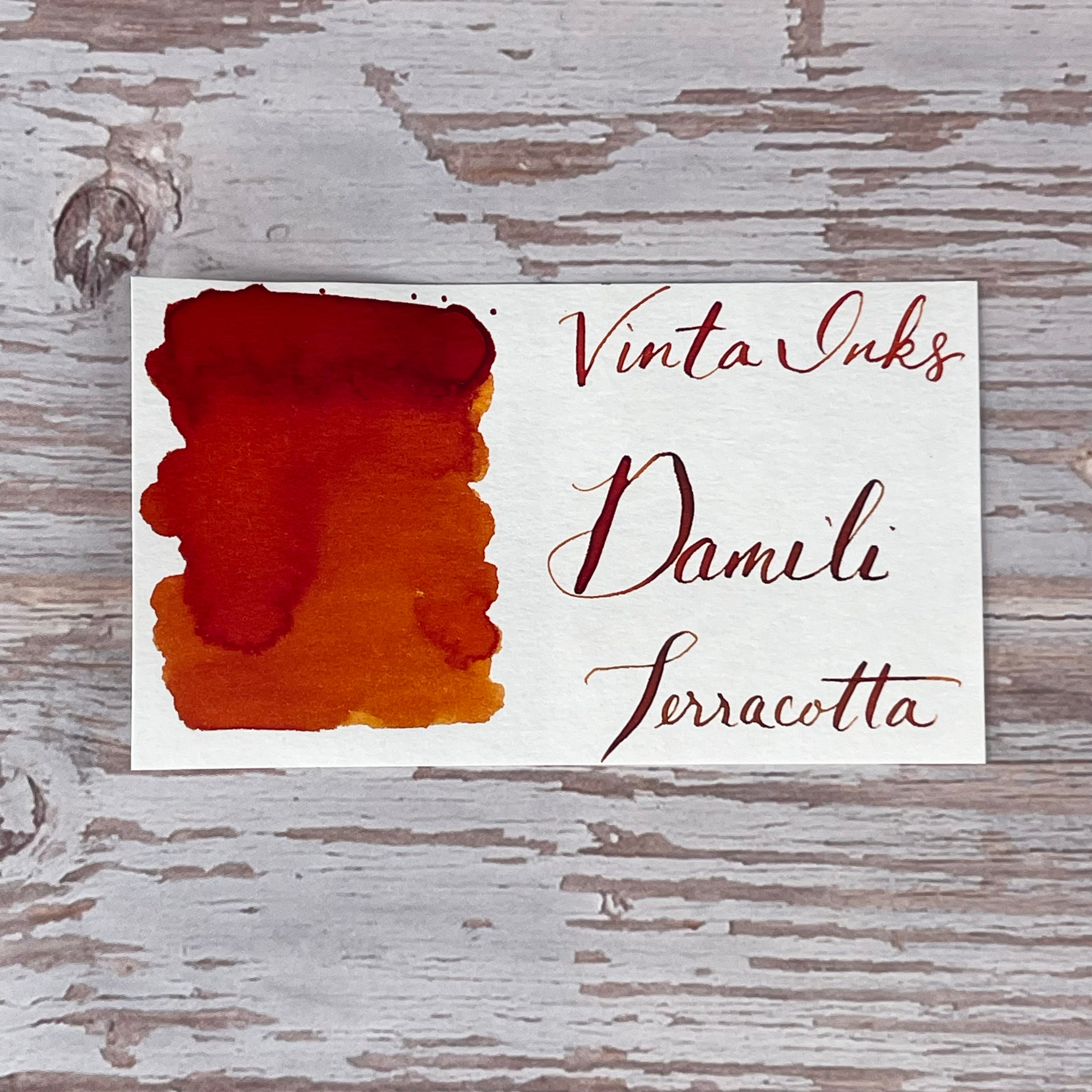 Vinta Terracotta (Damili 1572) - 30ml Bottled Ink | Atlas Stationers