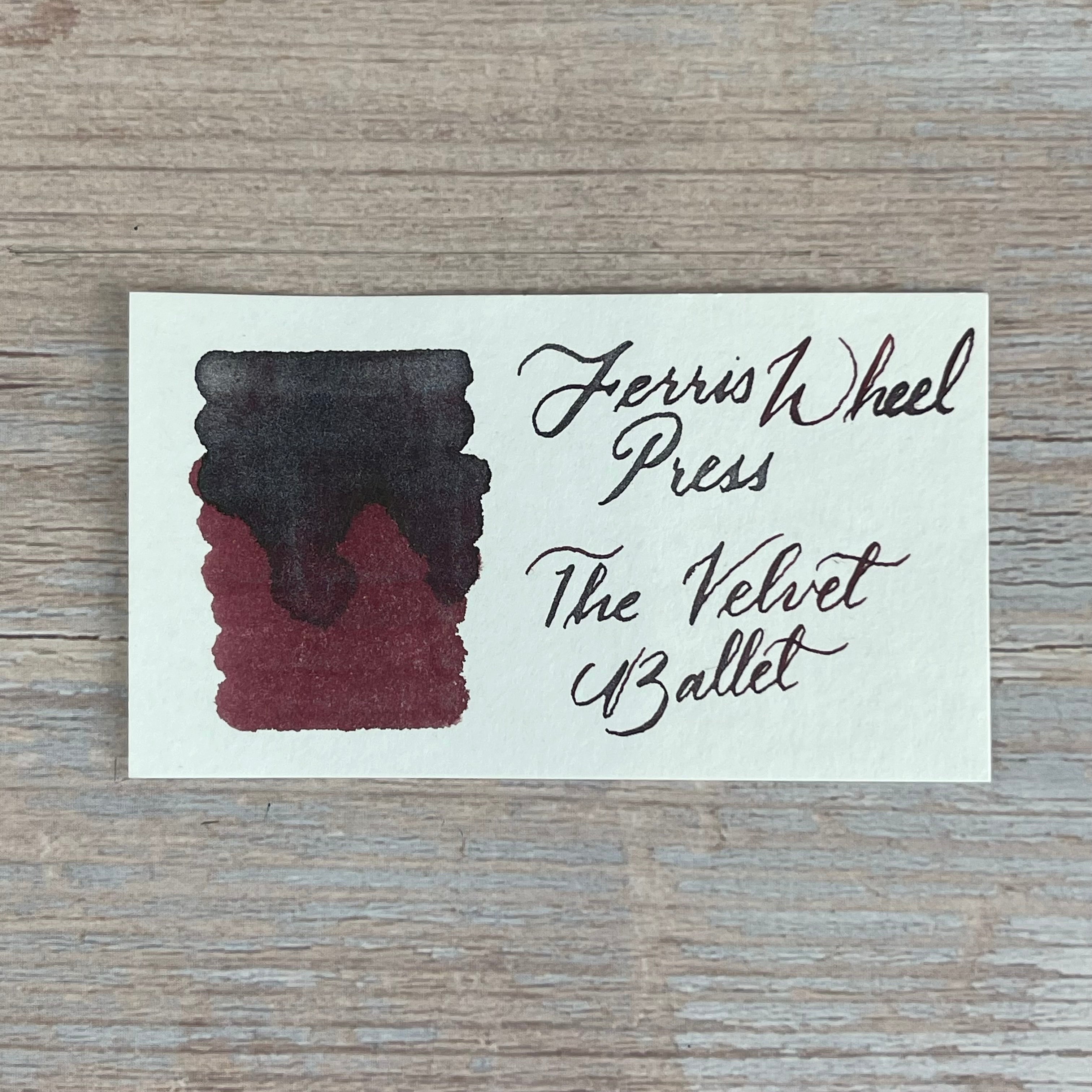 Ferris Wheel Press Velvet Ballet - 38ml bottled Ink | Atlas Stationers