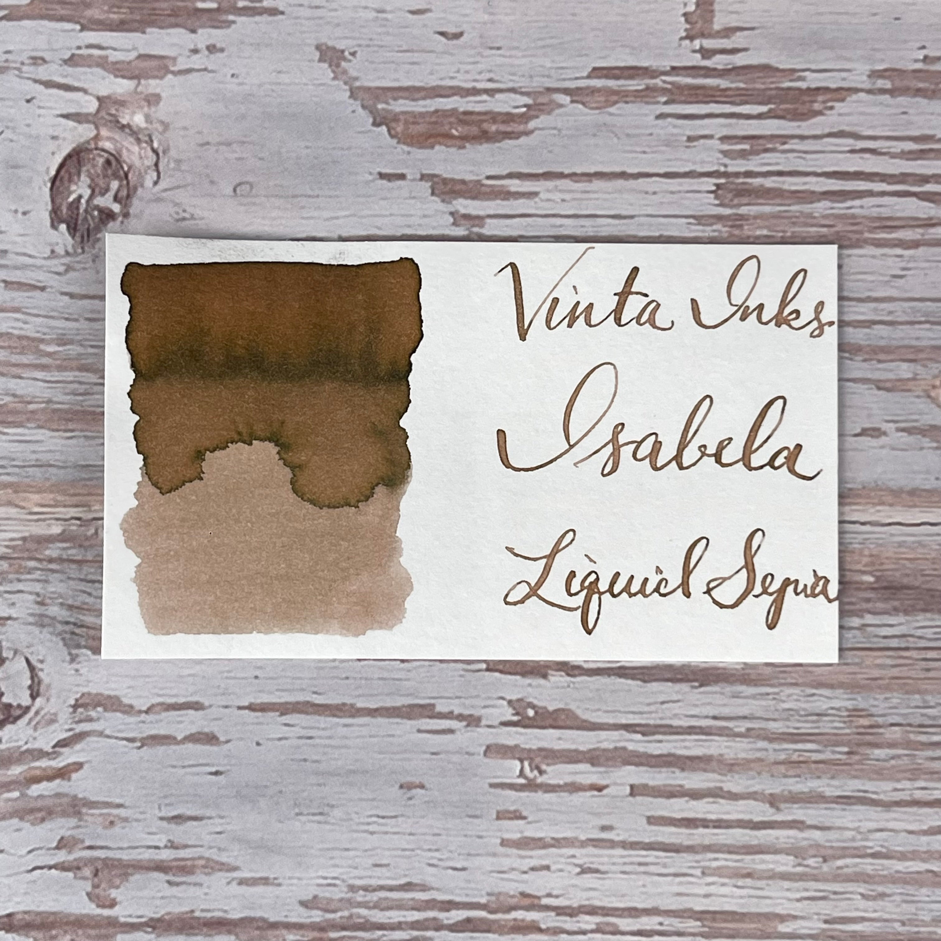 Vinta Liquid Sepia (Isabela 1999) - 30ml Bottled Ink | Atlas Stationers