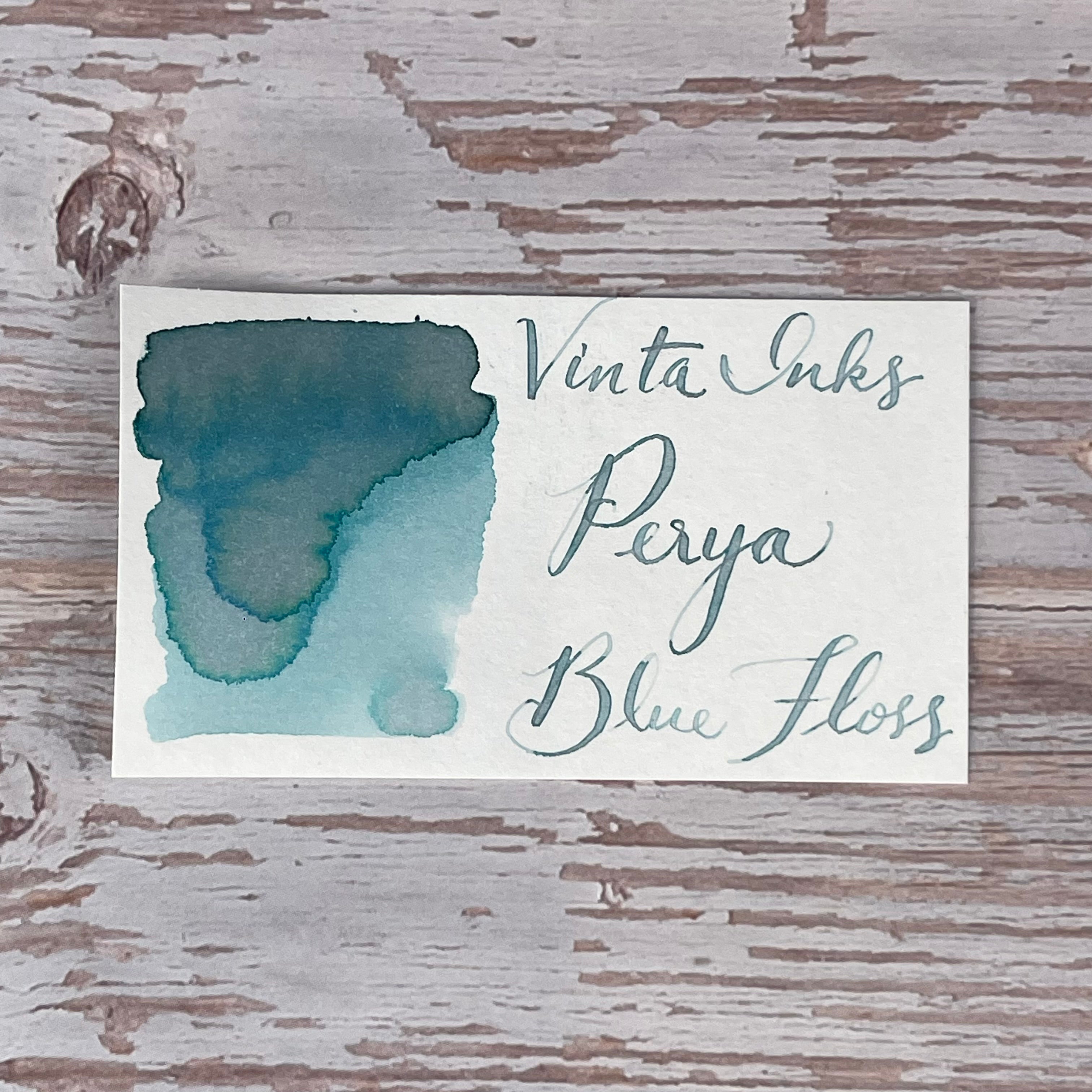 Vinta Blue Floss (Perya 1820) - 30ml Bottled Ink | Atlas Stationers